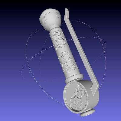 RWBY Ozpin Cane Model 3D by Julian Danzer