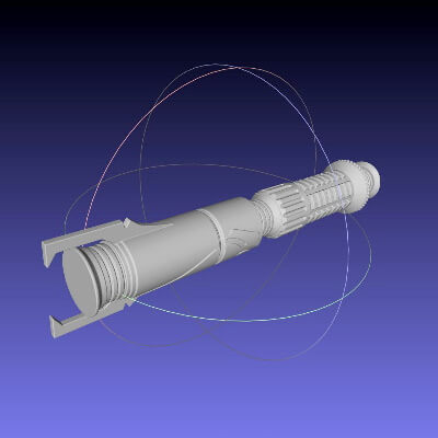 Star Wars Taron Malicos Lightsaber - 3D Model by Julian Danzer