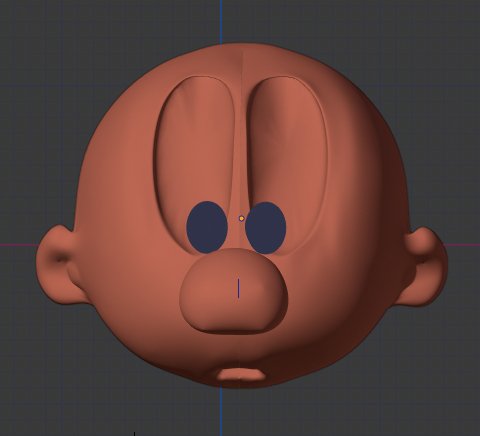 Toon Head - 3D Model by julien franceschi