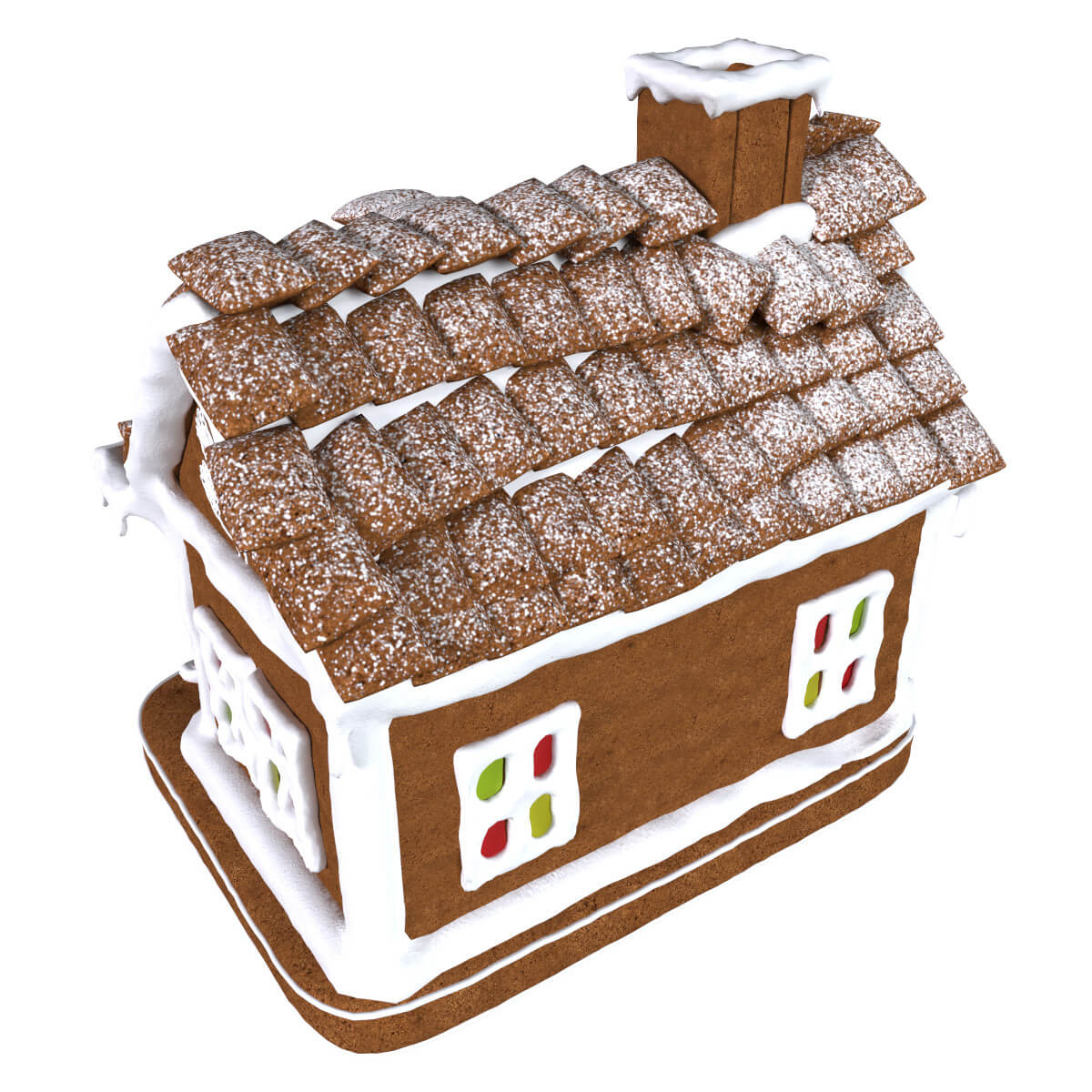 Gingerbread House 01 - 3D Model by Jull