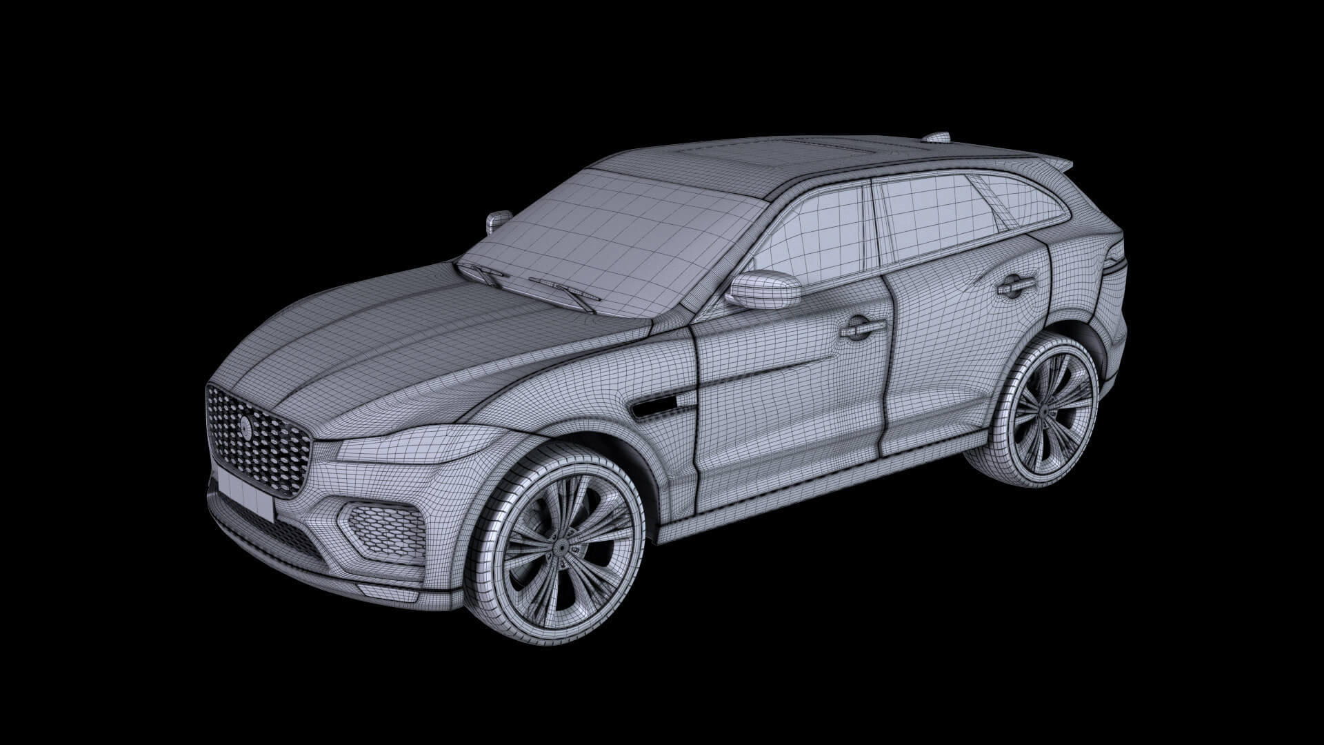Jaguar F Pace - 3D Model by Jull
