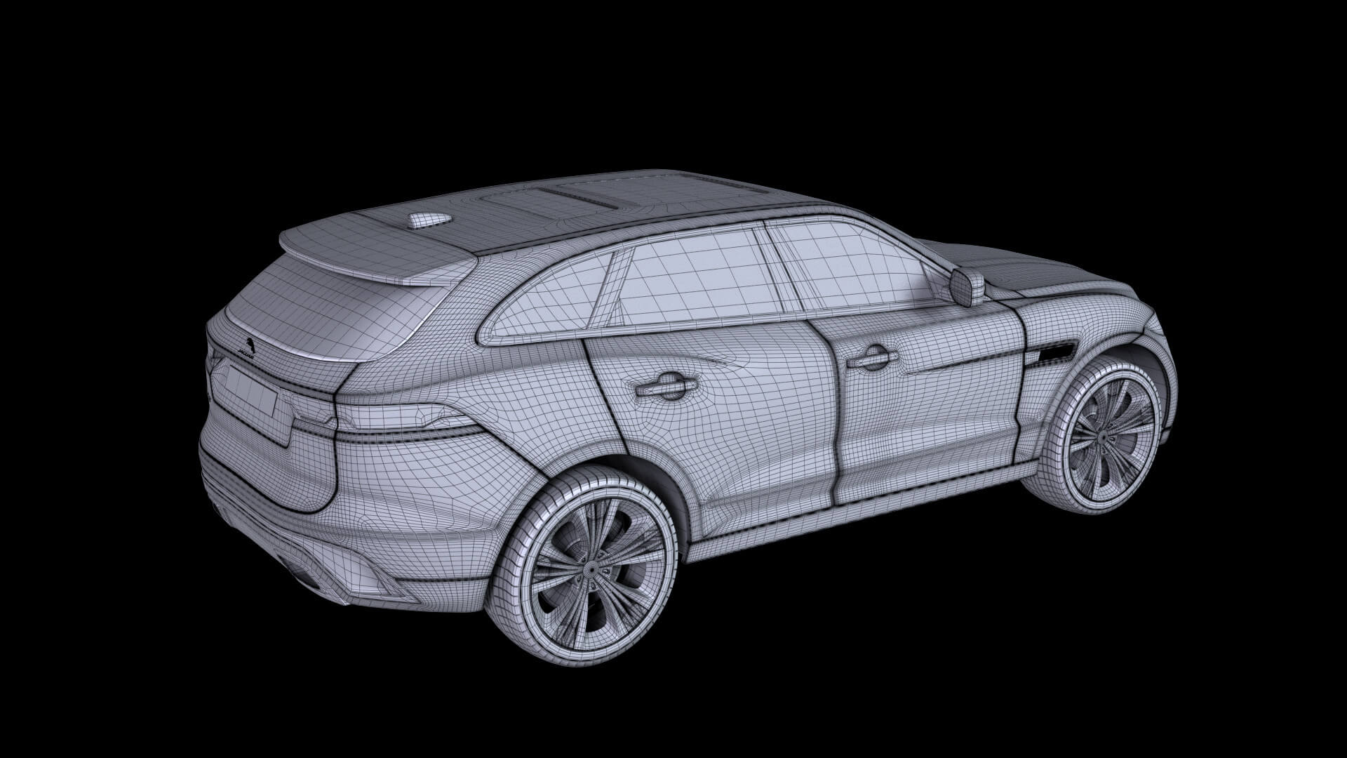 Jaguar F Pace - 3D Model by Jull