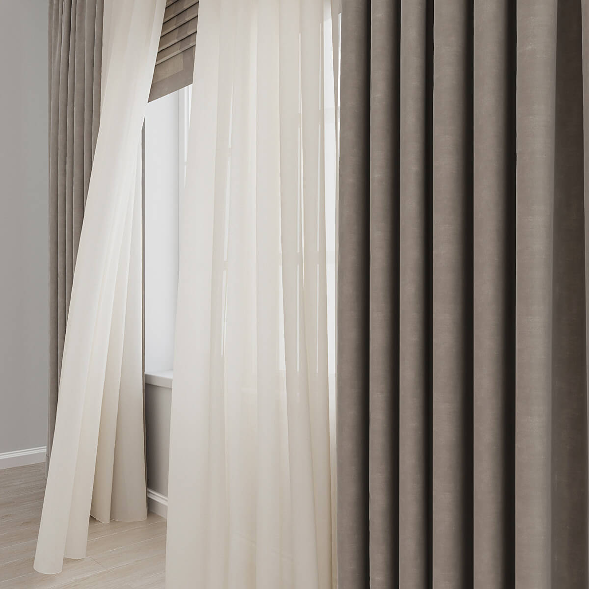 Curtains 03 - 3D Model by jullietta