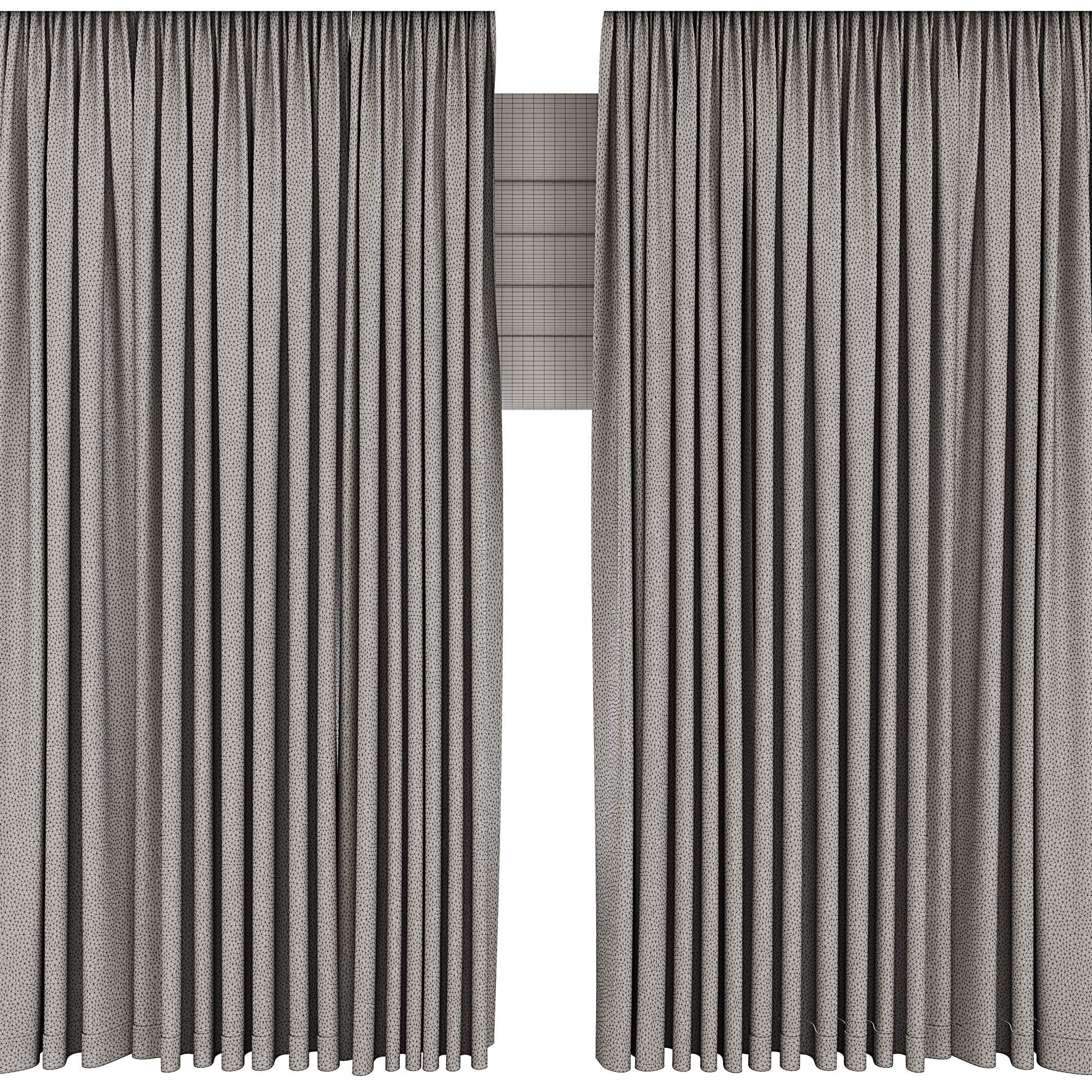 Curtains 04 - 3D Model by jullietta