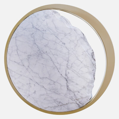 Marble Moon Lamp - 3D Model by jullietta