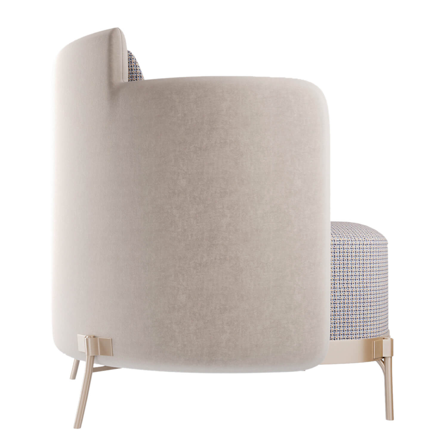 Minotti Tape Armchair - 3D Model by jullietta