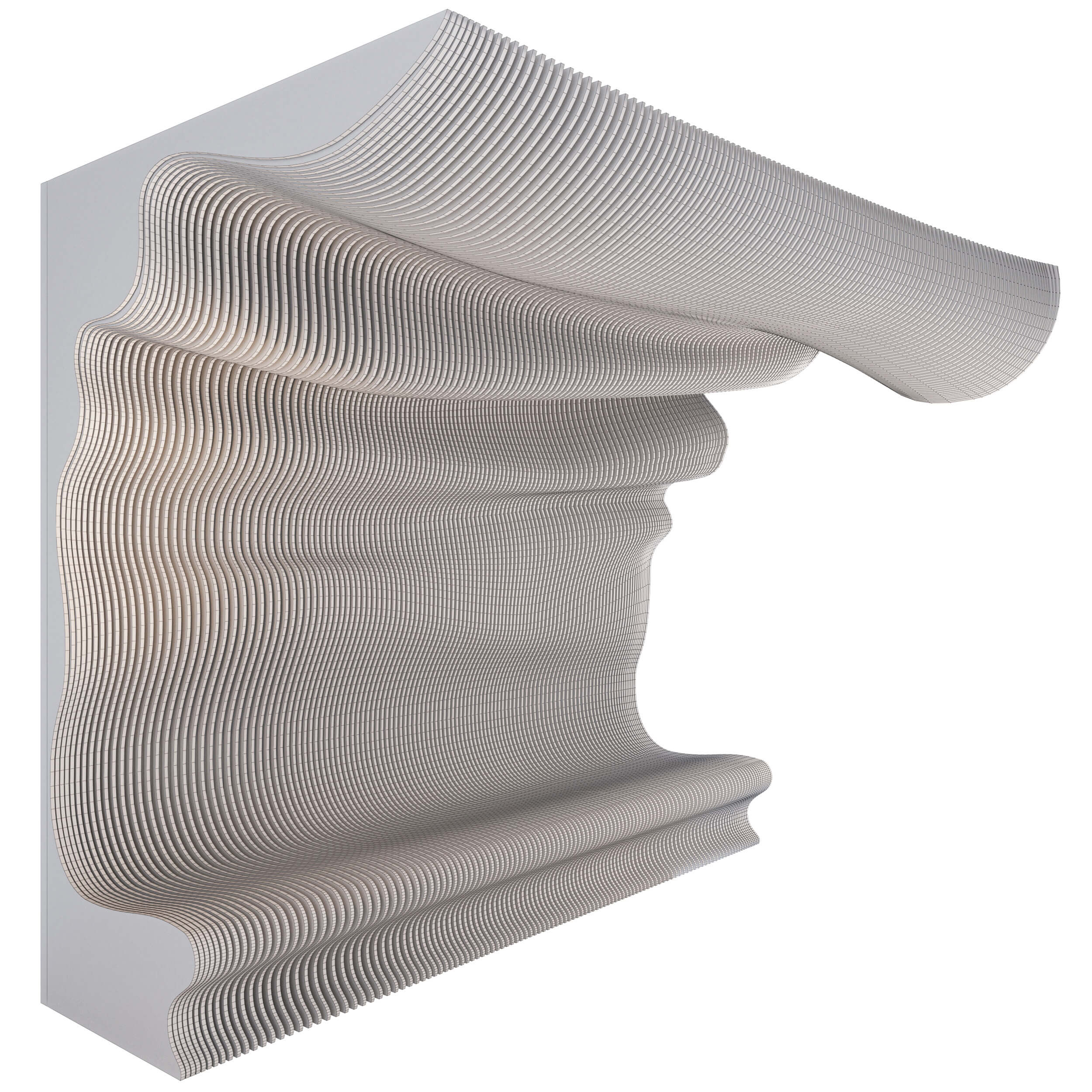 Parametric Wall - 3D Model by jullietta