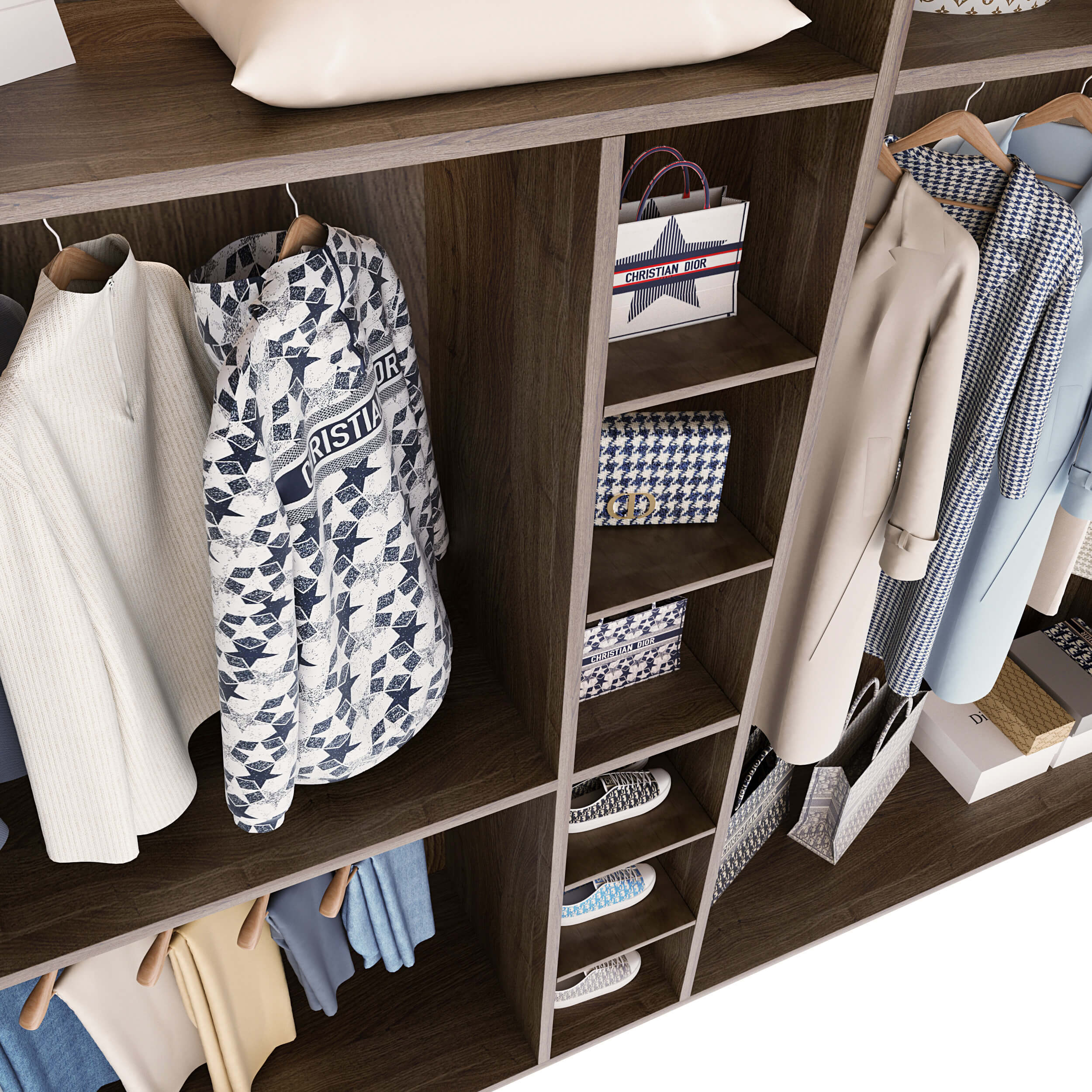 Wardrobe 003 - 3D Model by jullietta