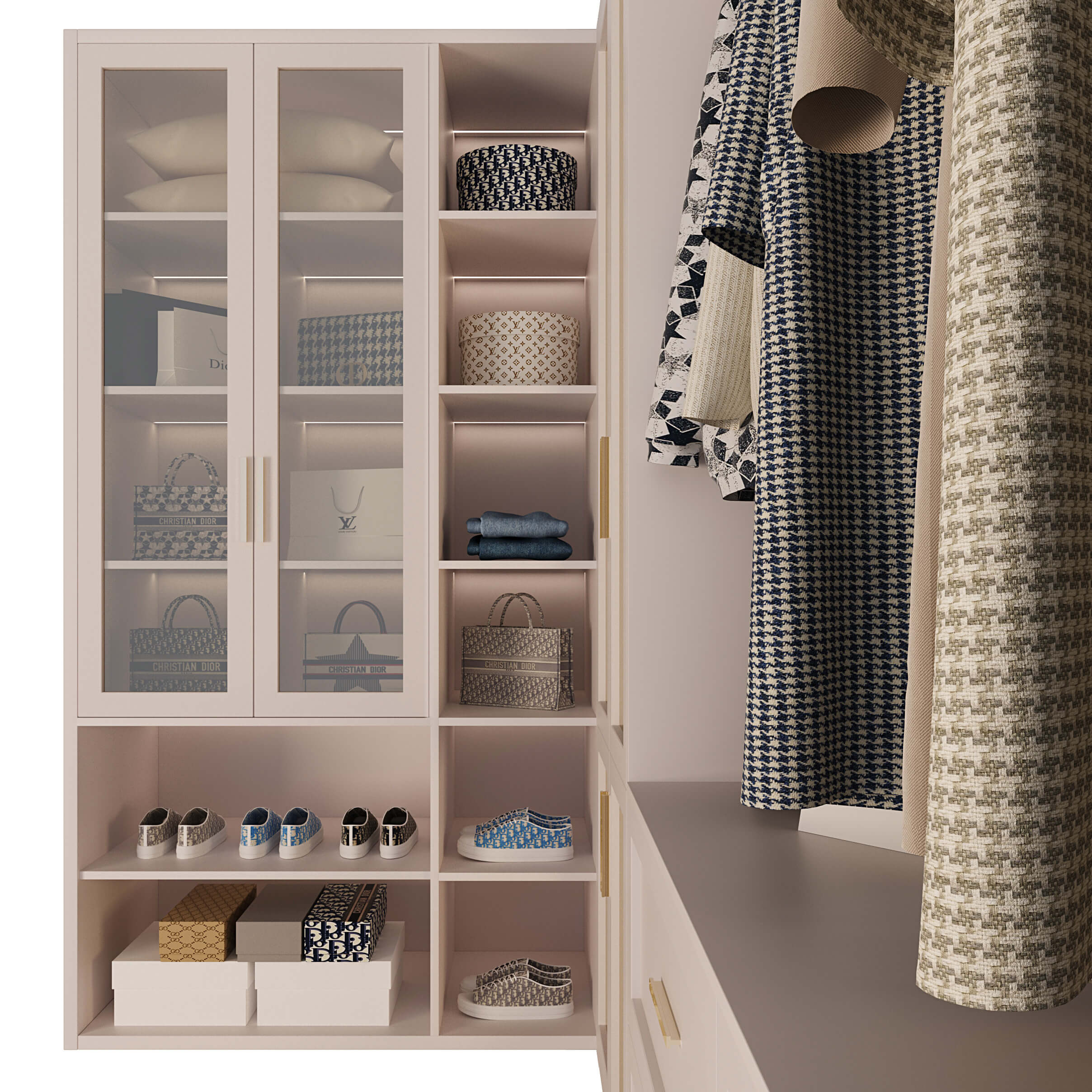 Wardrobe 004 - 3D Model by jullietta