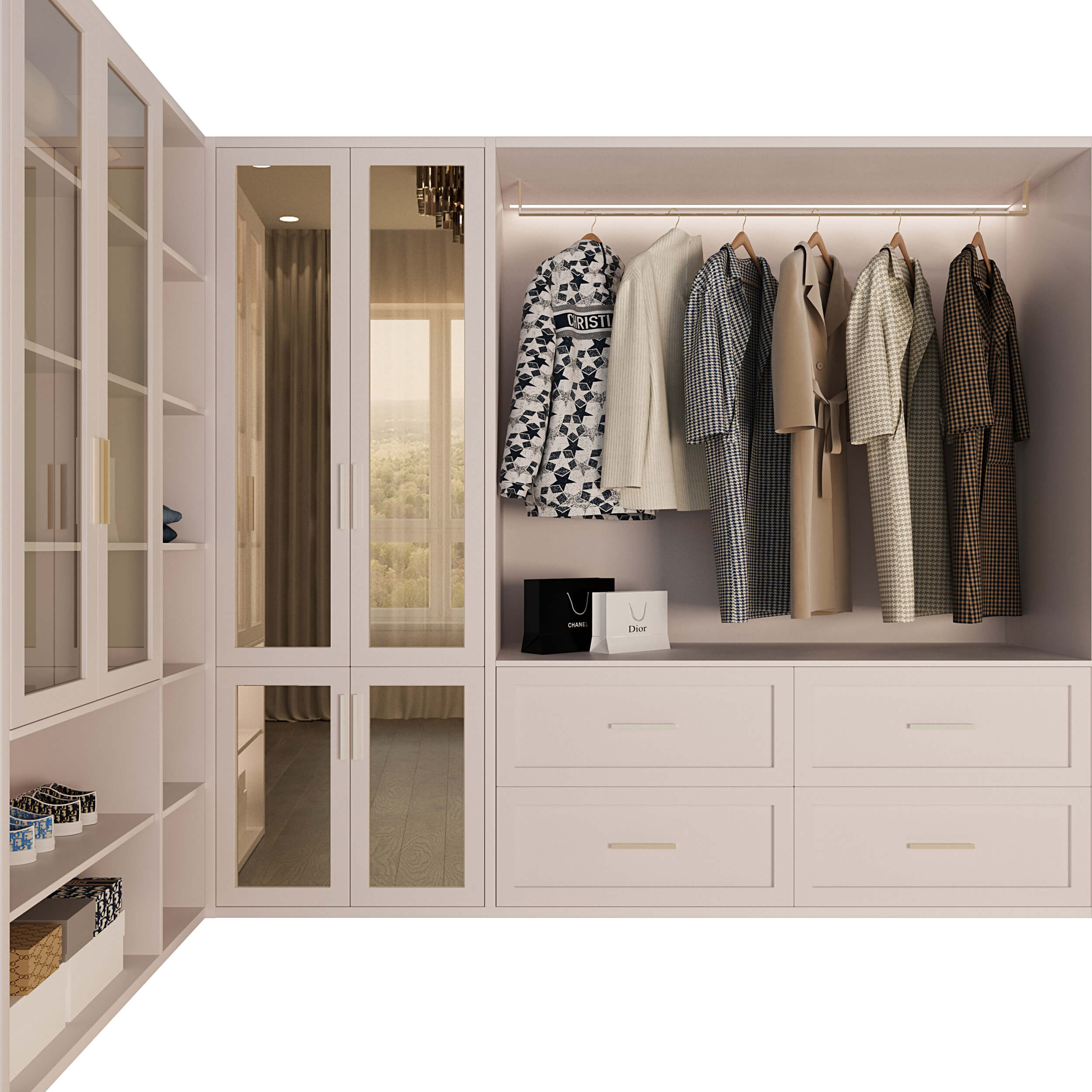 Wardrobe 004 - 3D Model by jullietta