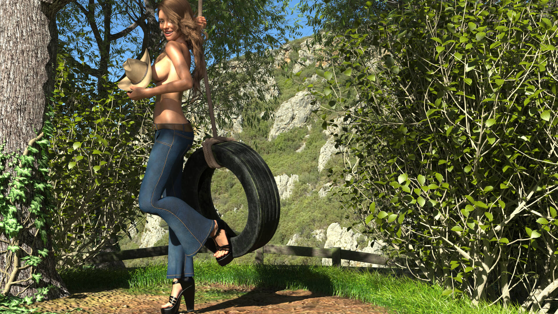 Odds and Ends 3D Render, Digital Art by Just for Fun