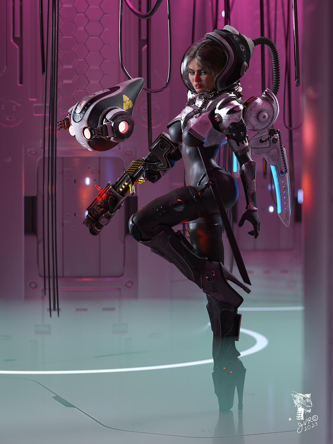 Recon 3D Render, Digital Art by JVRenderer