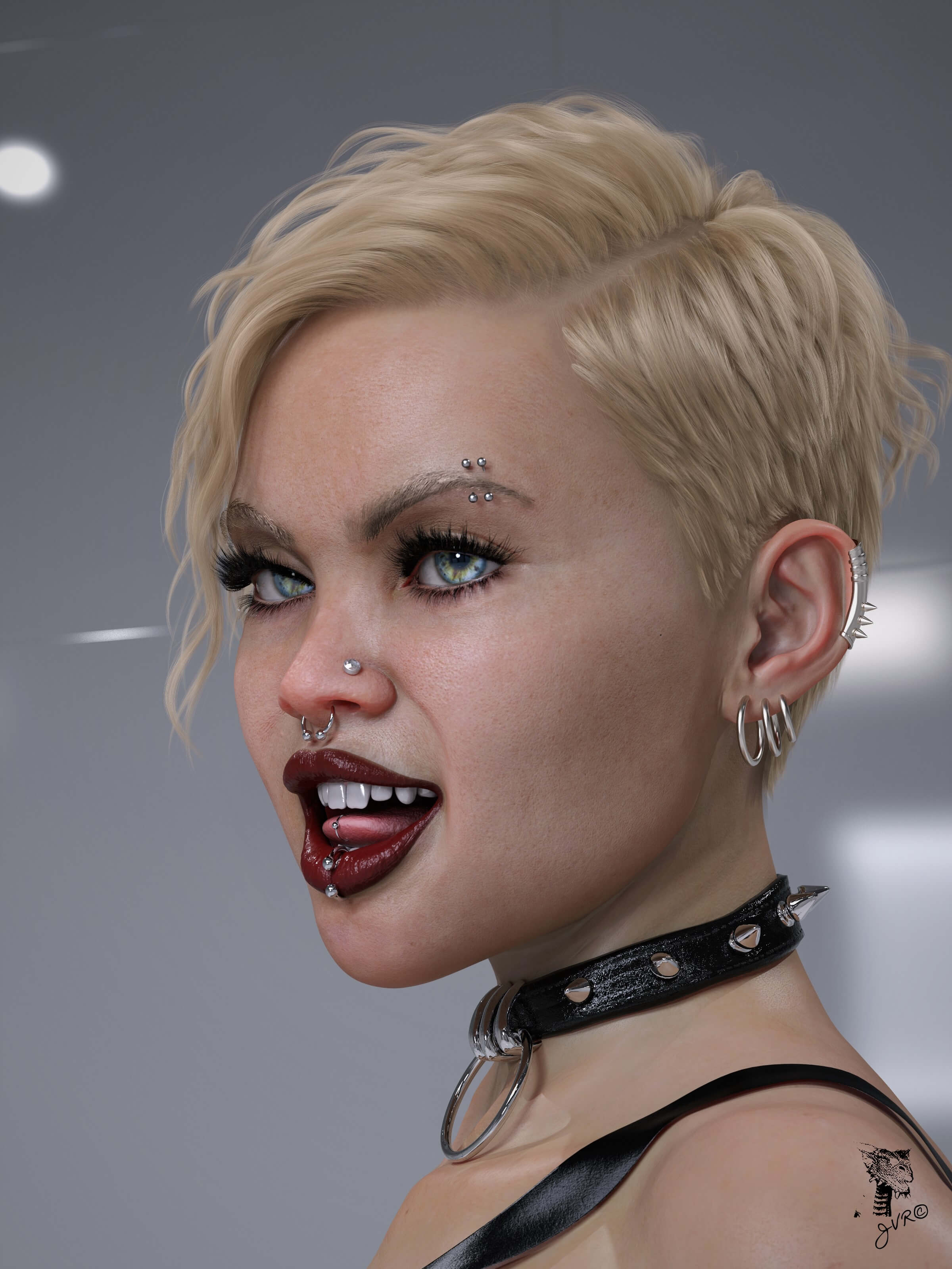 Zara 3D Render, Digital Art by JVRenderer