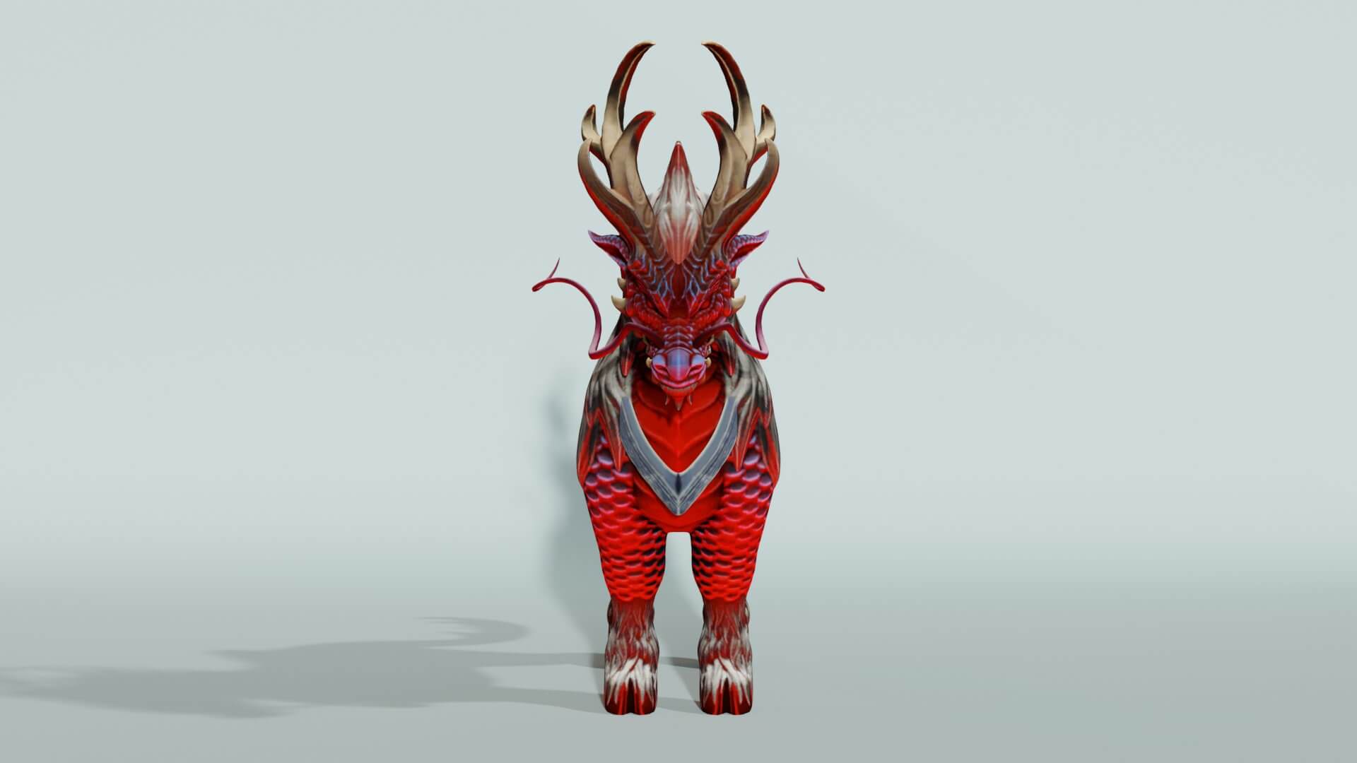 Dragon Mount - 3D Model by KA eL