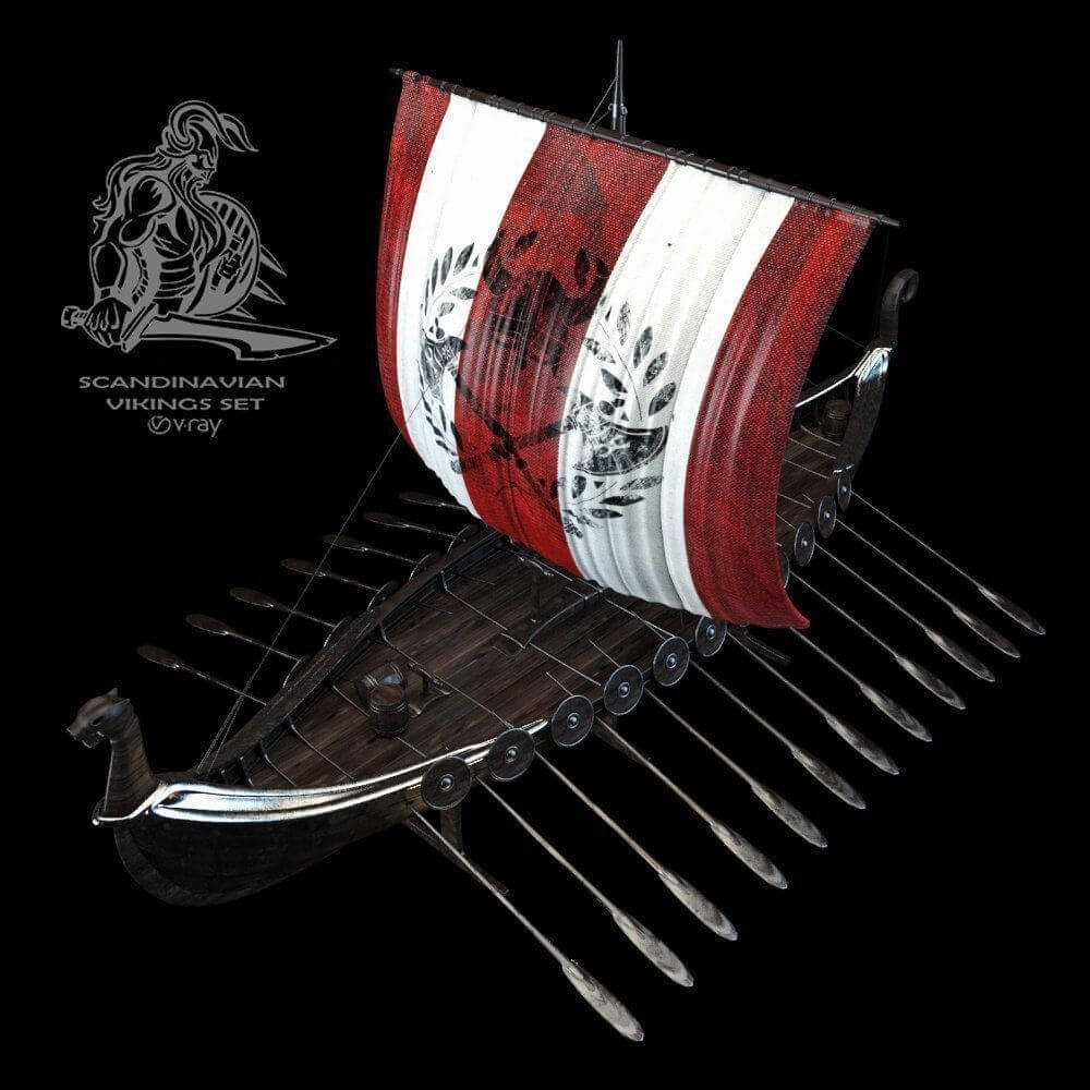 Ave Scandinavian Vikings Set - 3D Model by kabten-mimo2024