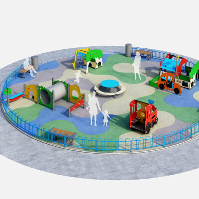 Children Playground - 3D Model by kabten-mimo2024