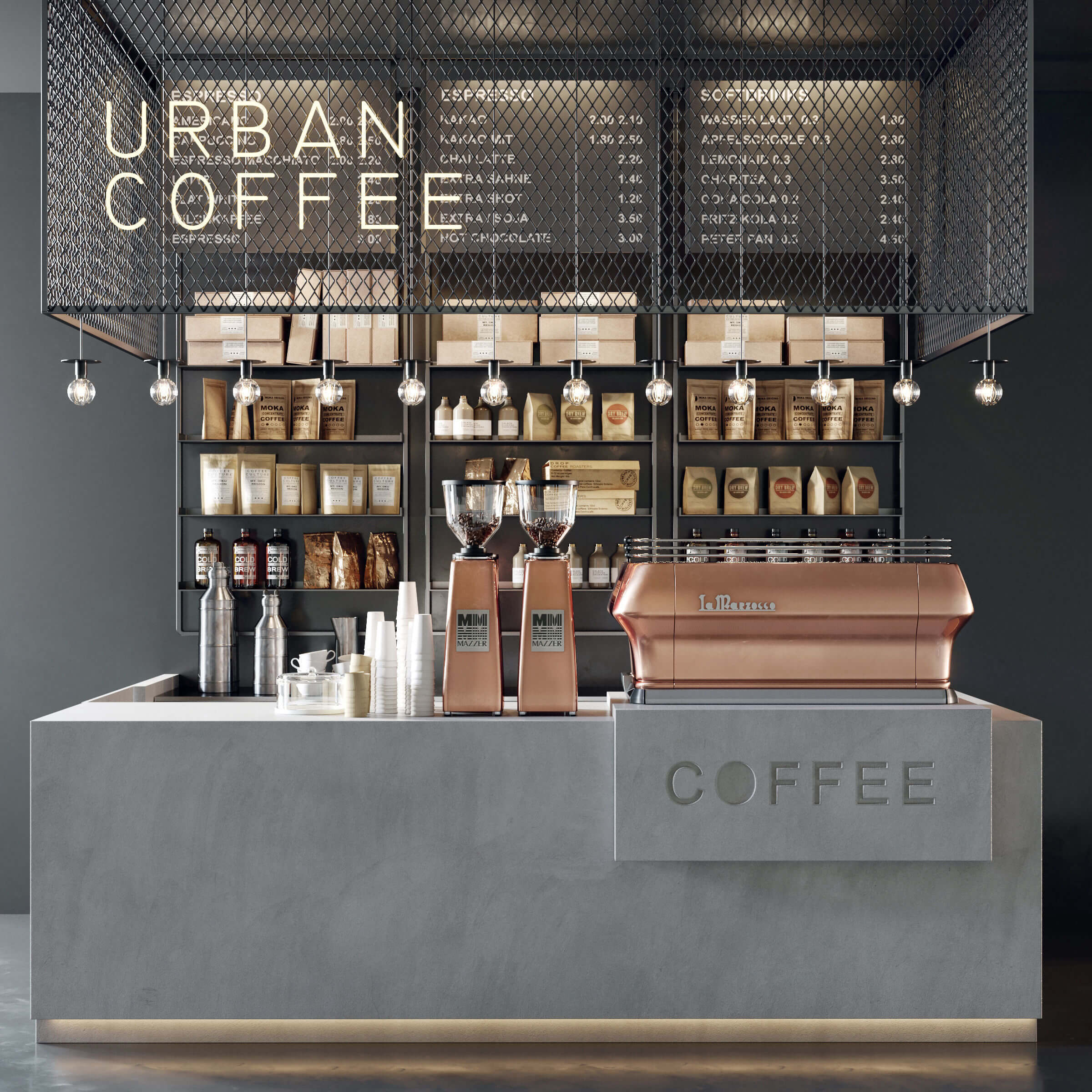 Coffee Shop 1 - 3D Model by kabten-mimo2024