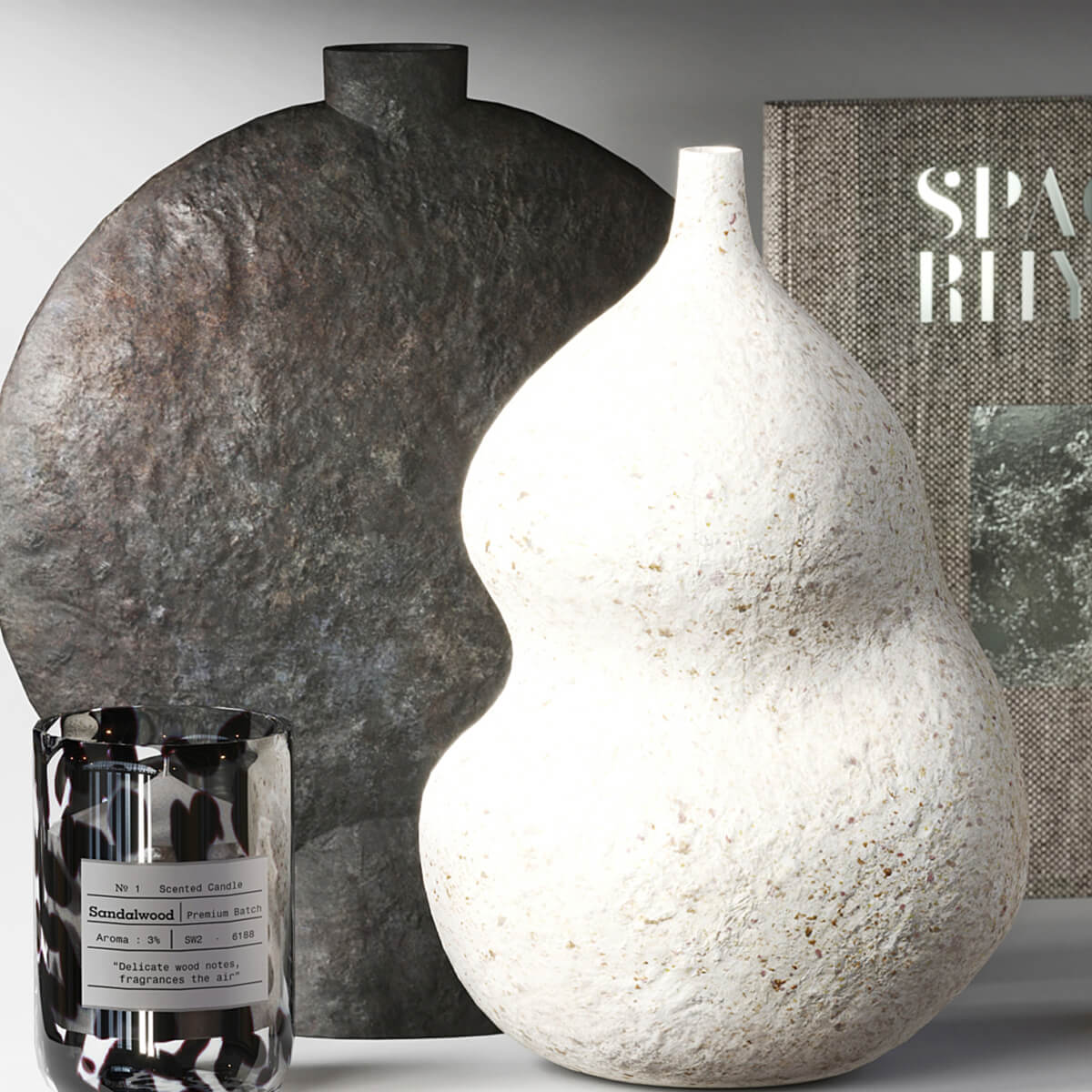 Decorative Set 014 With Ceramic - 3D Model by kabten-mimo2024