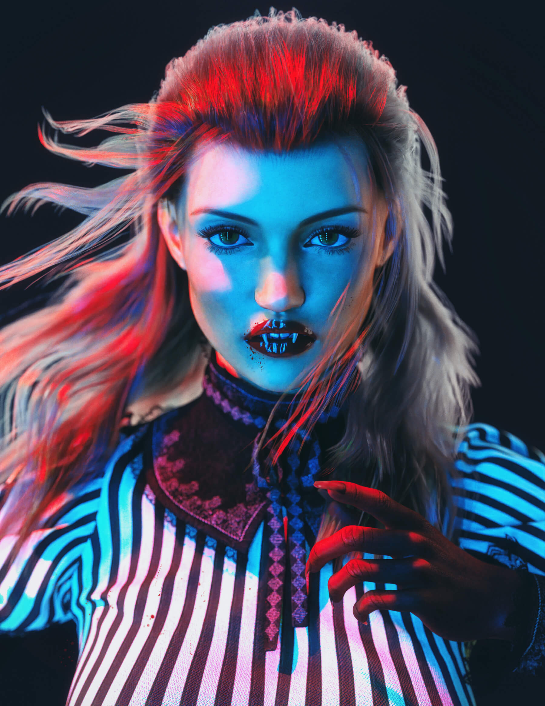 Deceiver 3D Render, Digital Art by Kadaj777