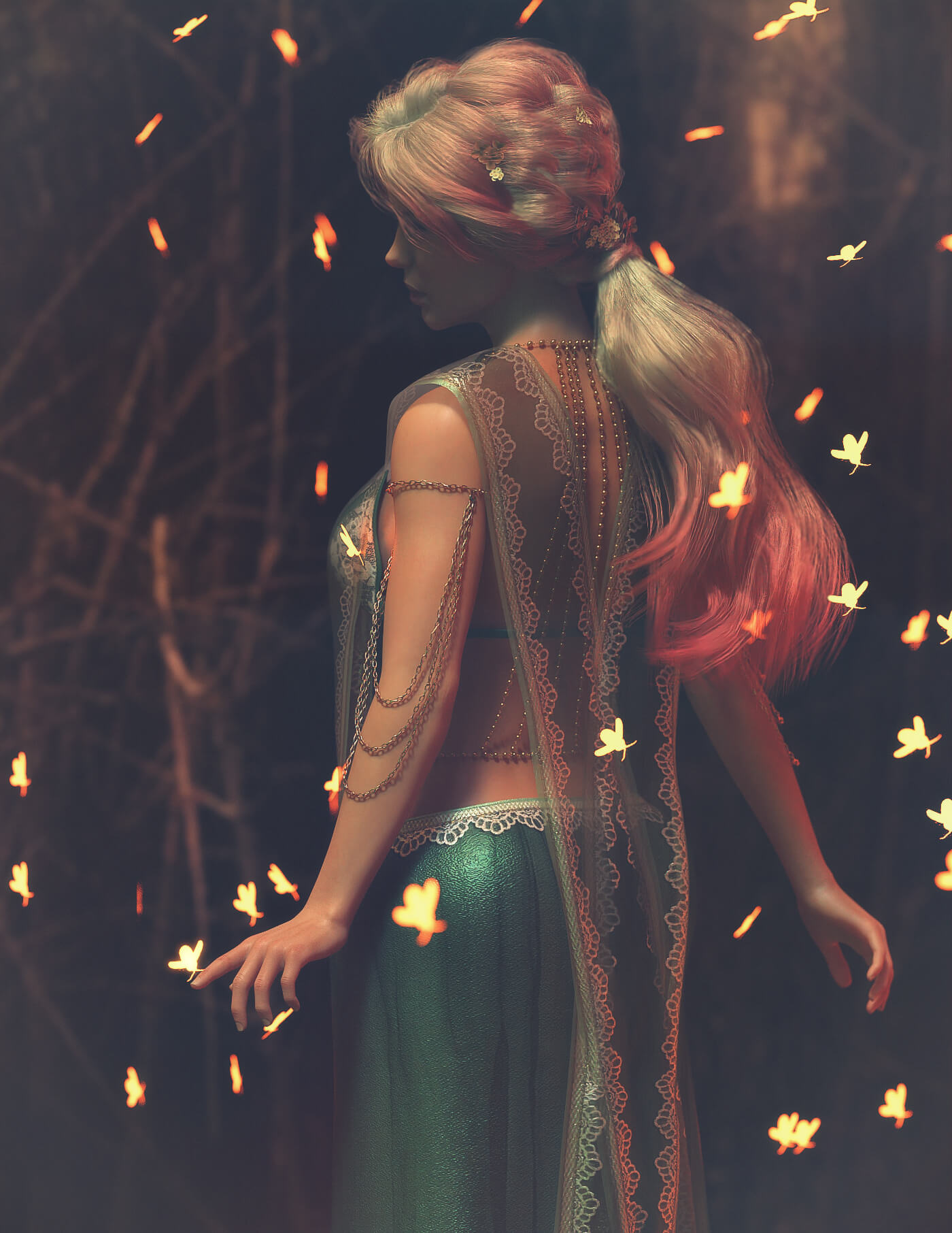 Faelight 3D Render, Digital Art by Kadaj777