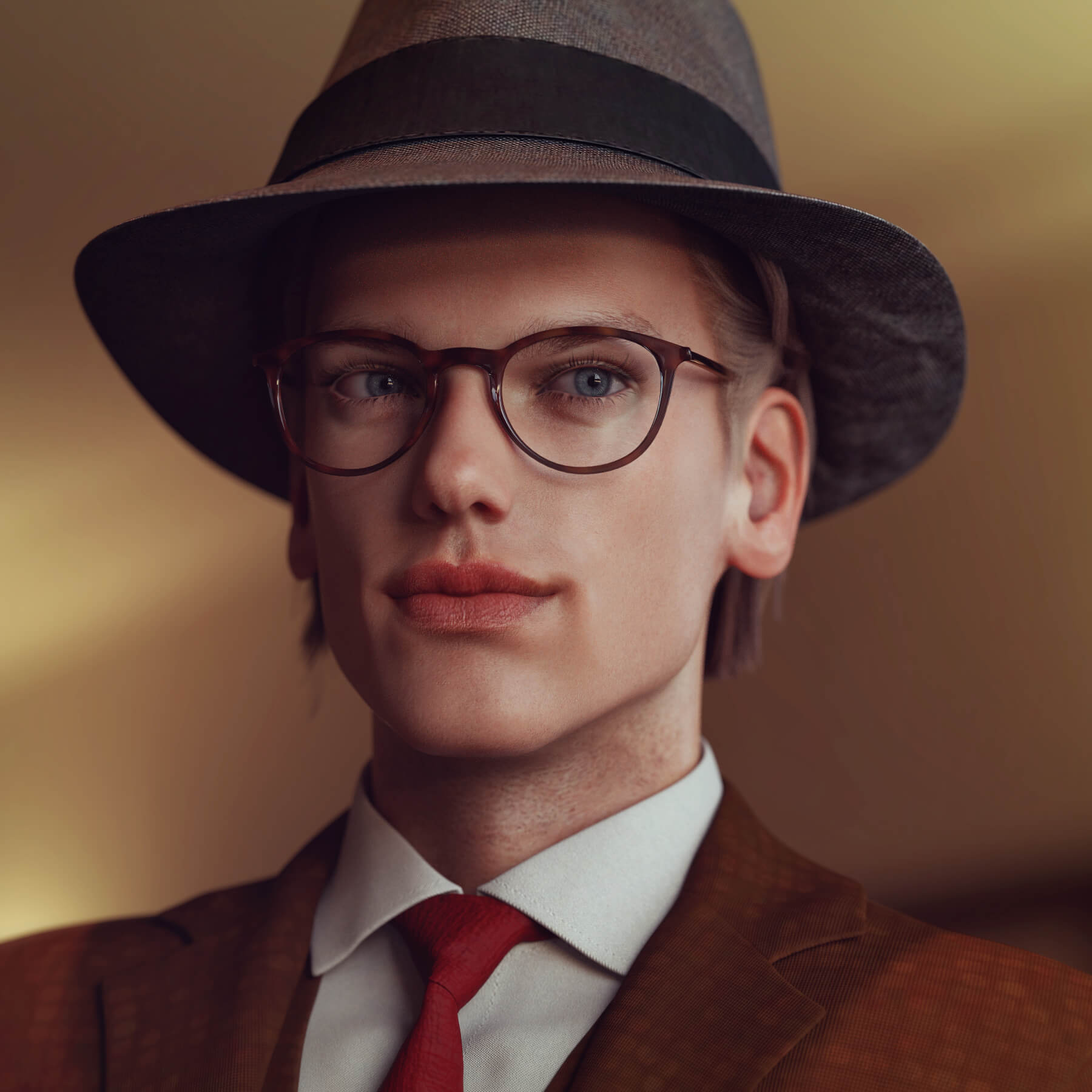 False Warmth 3D Render, Digital Art by Kadaj777