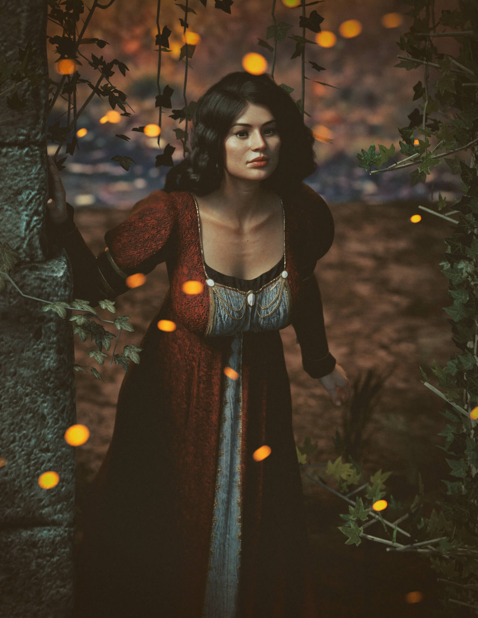 Firefly Grove 3D Render, Digital Art by Kadaj777