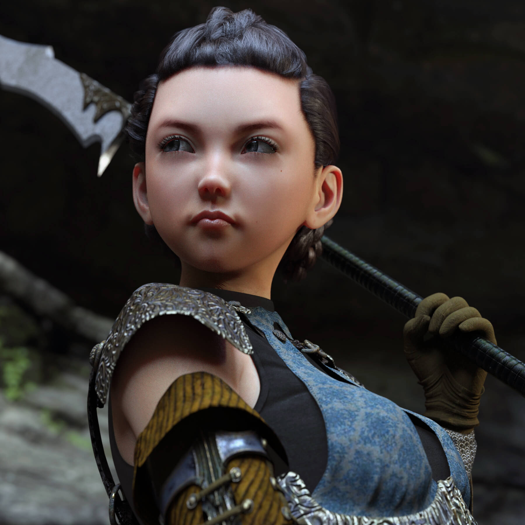 Mighty Minto 3D Render, Digital Art by Kadaj777