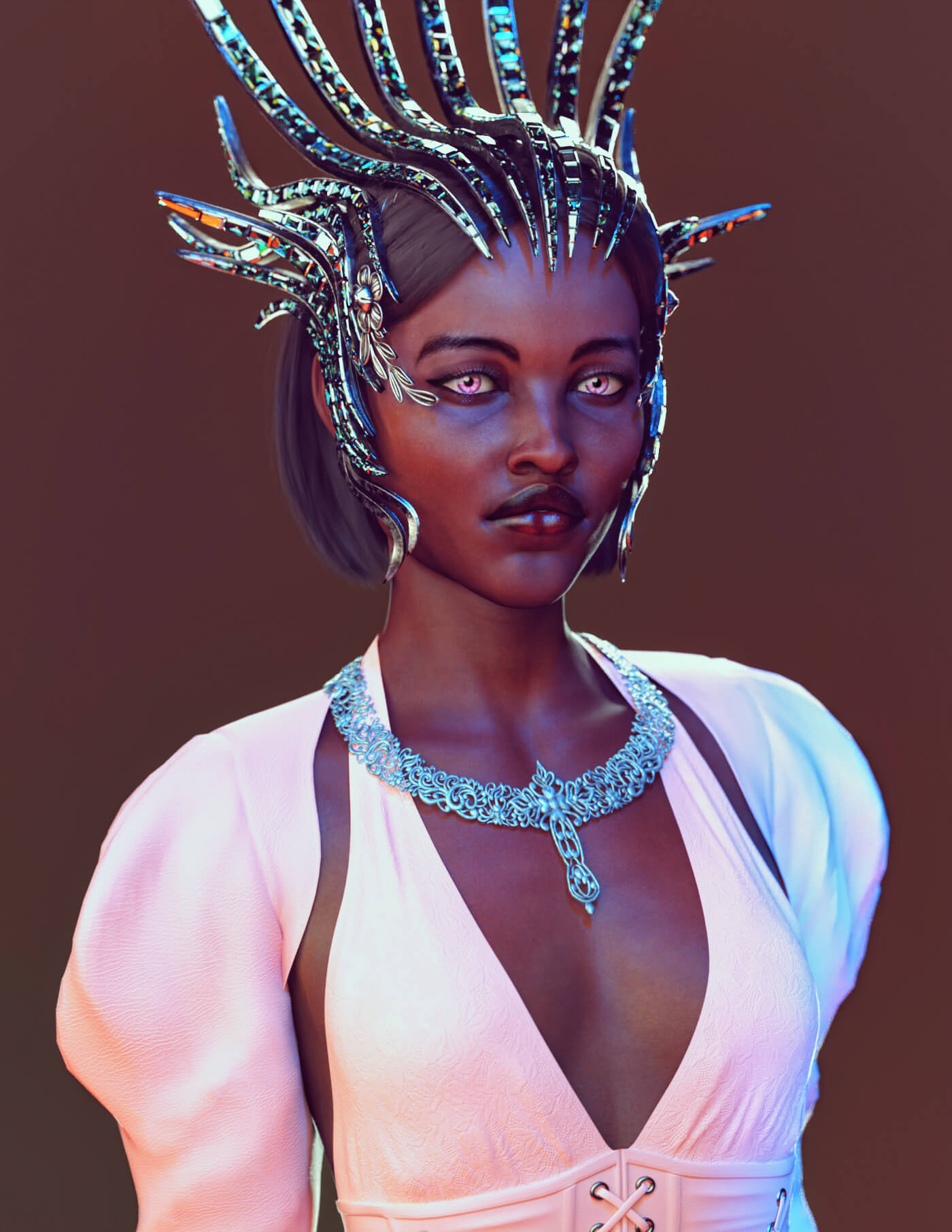 Princess Hemetra 3D Render, Digital Art by Kadaj777