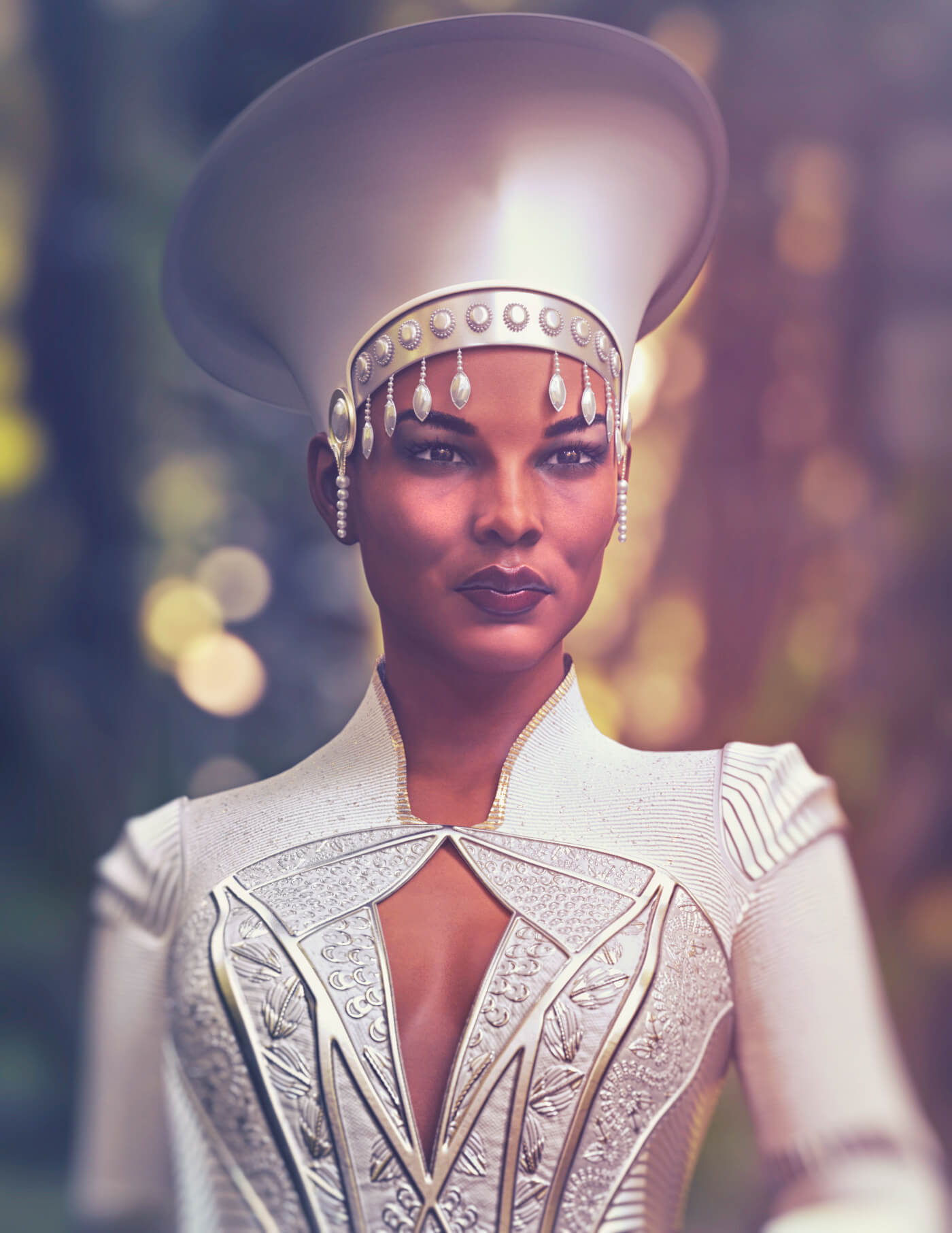 Queen Ramonda 3D Render, Digital Art by Kadaj777