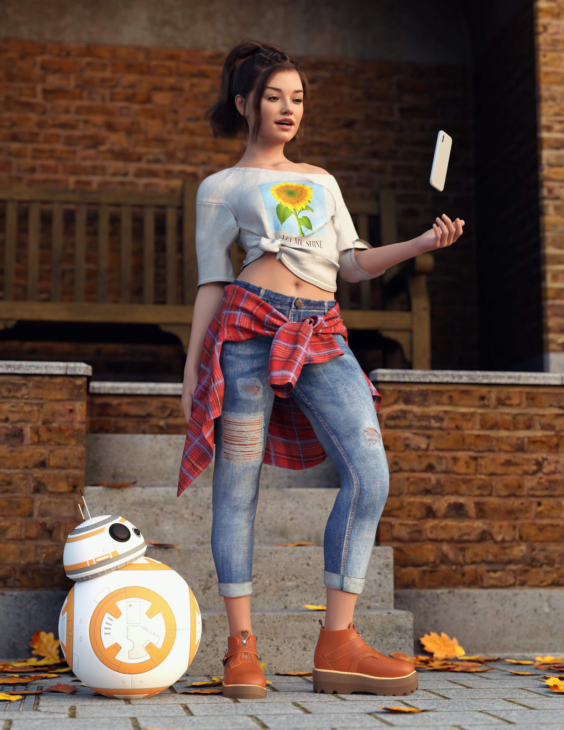 Rey 2025 3D Render, Digital Art by Kadaj777