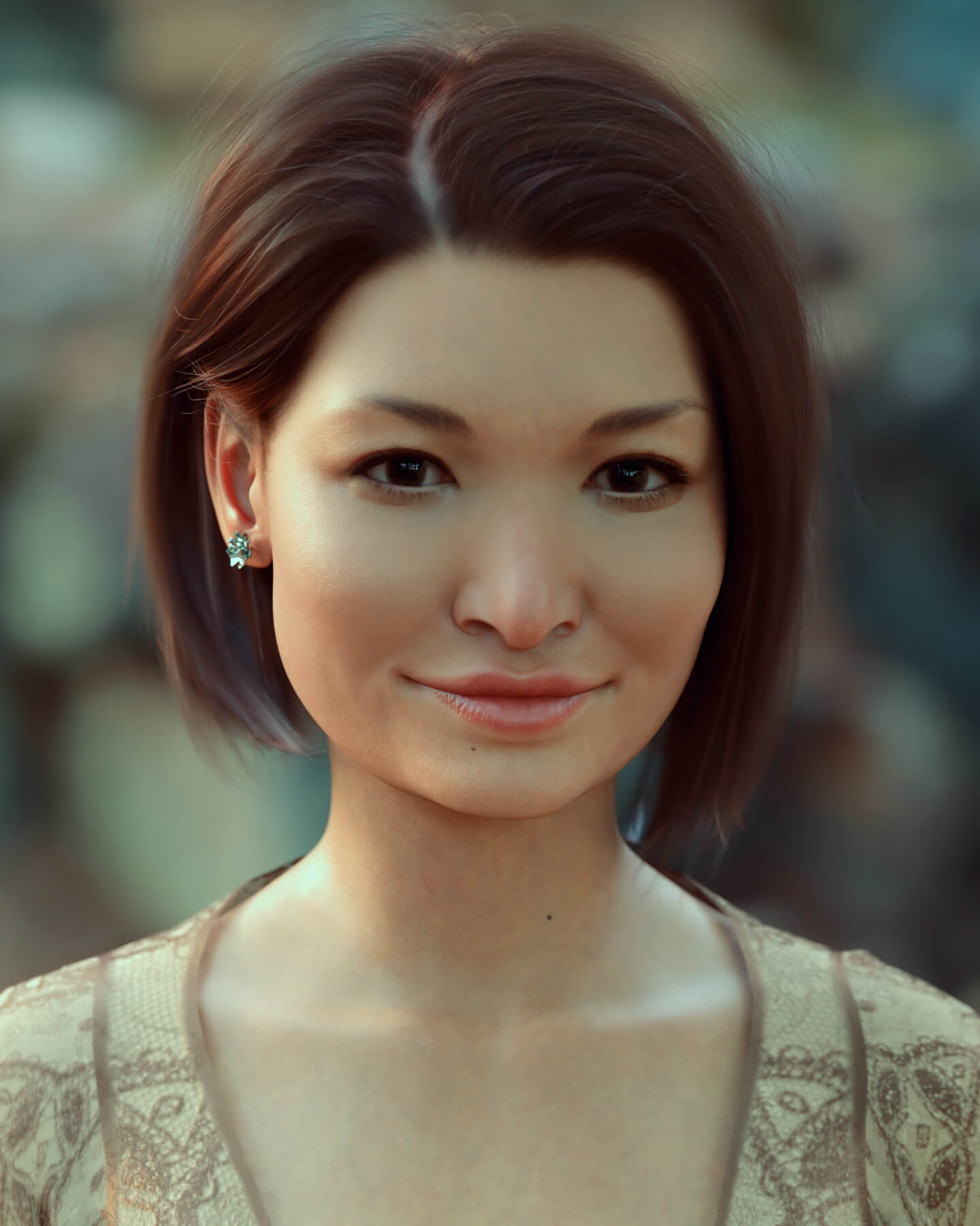 Saturday Smile 3D Render, Digital Art by Kadaj777