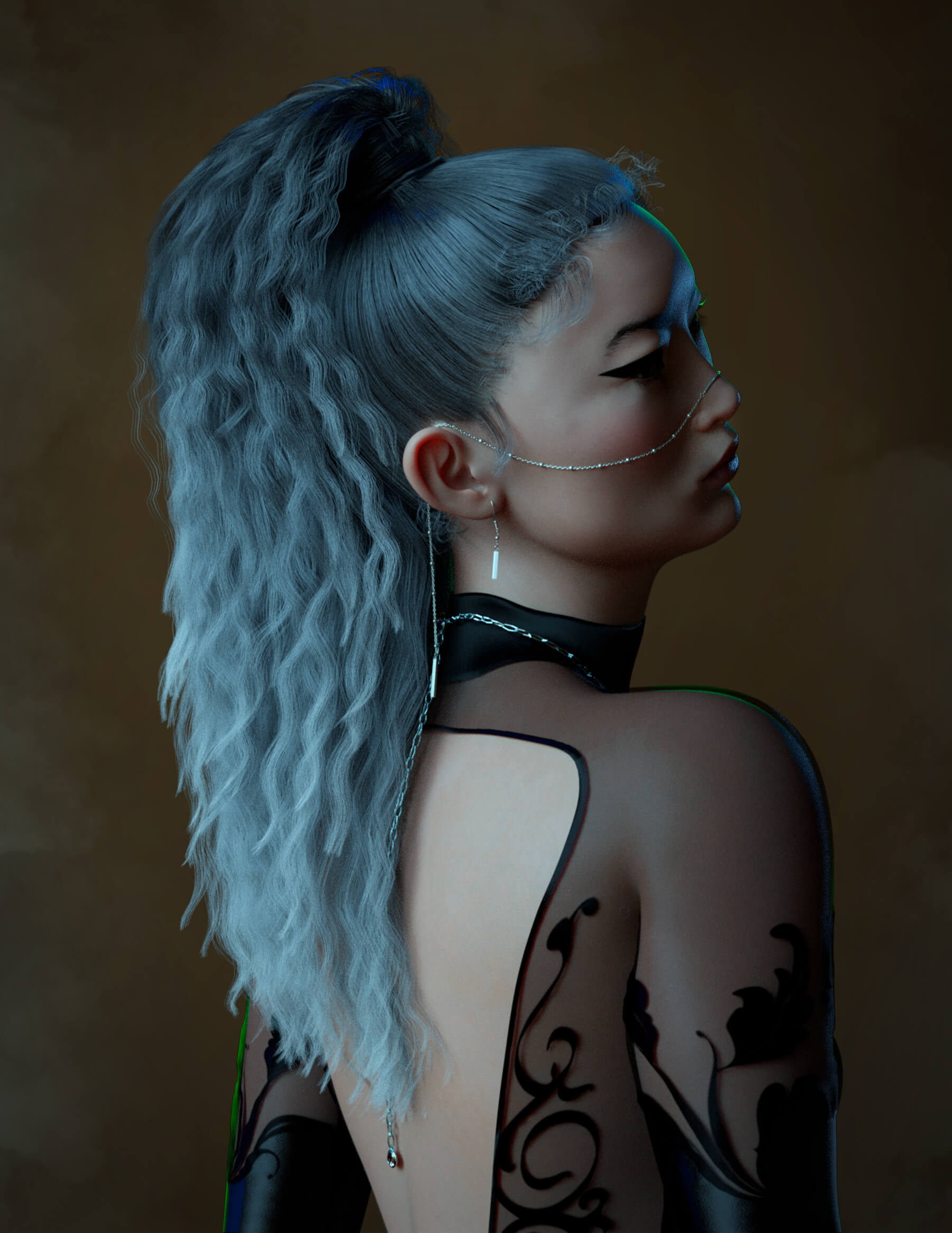 Silver Lining 3D Render, Digital Art by Kadaj777