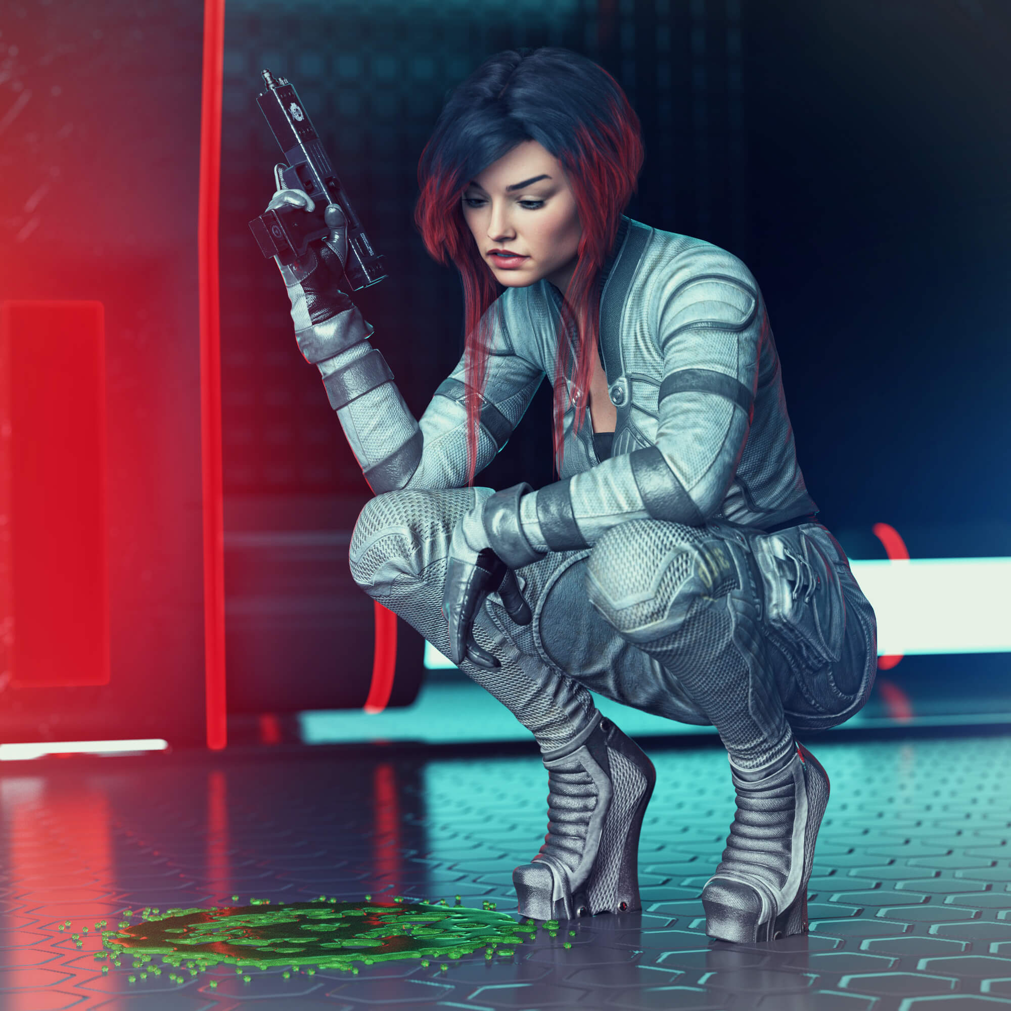 What the Heck Is This?! 3D Render, Digital Art by Kadaj777