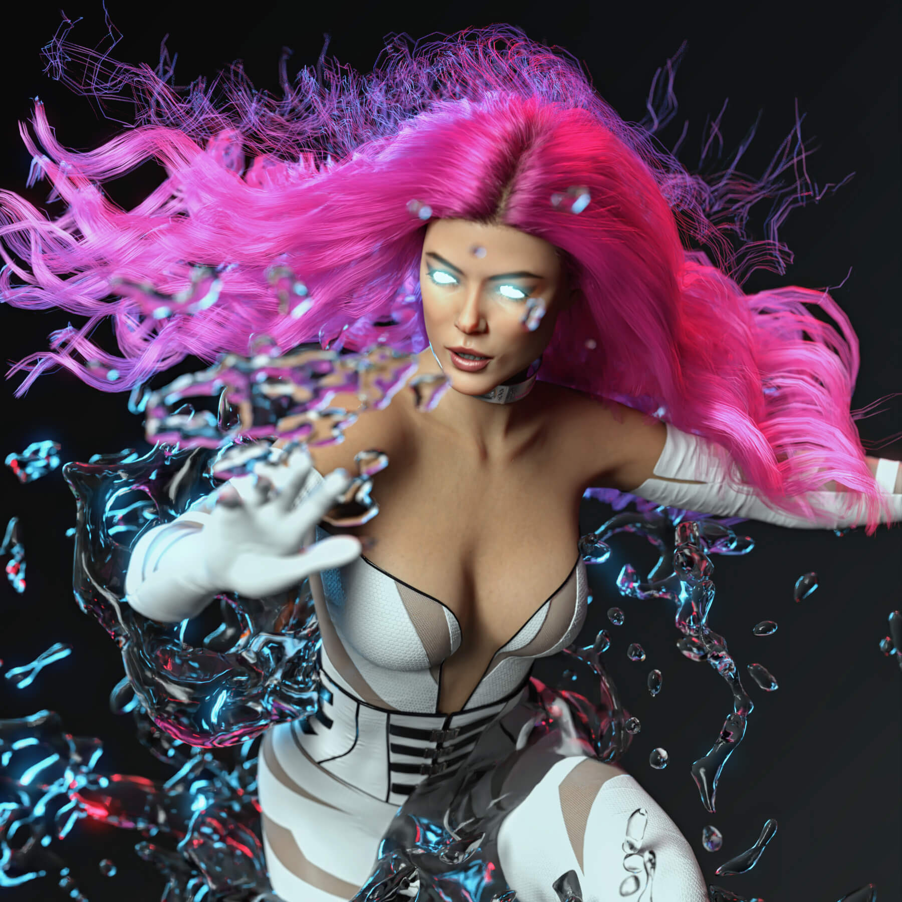 Zero Gravity 3D Render, Digital Art by Kadaj777