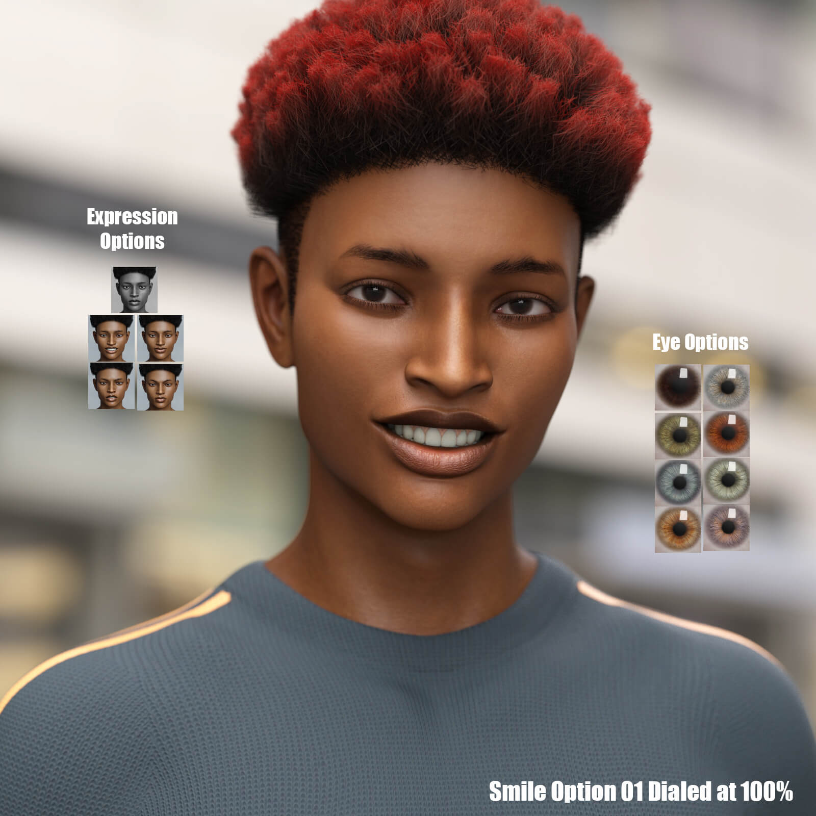 Malikai and Hair for Genesis 8.1 Male - Daz Content by Kadaj777