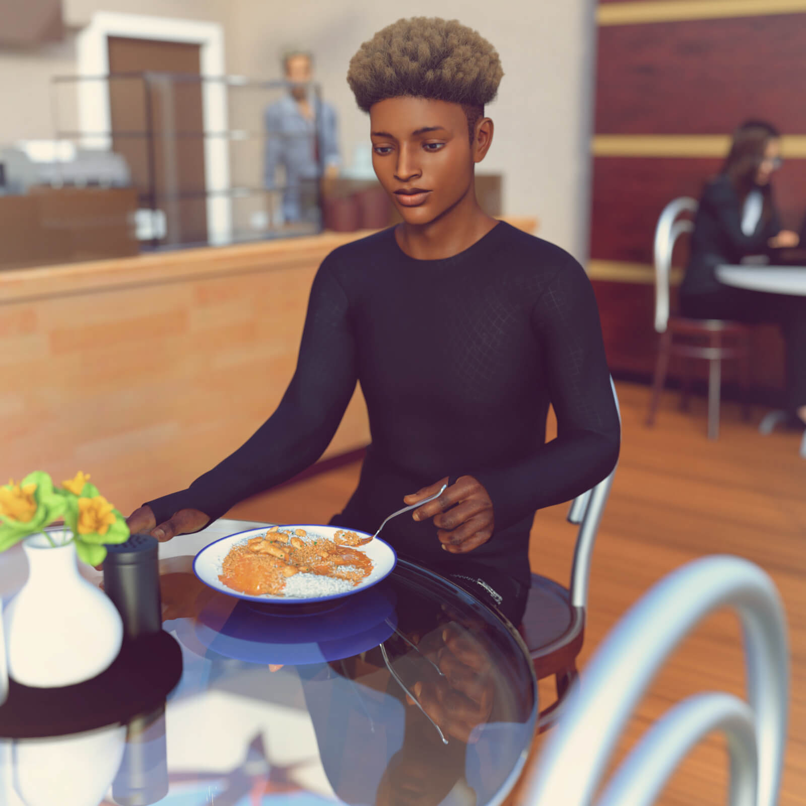 Malikai and Hair for Genesis 8.1 Male - Daz Content by Kadaj777