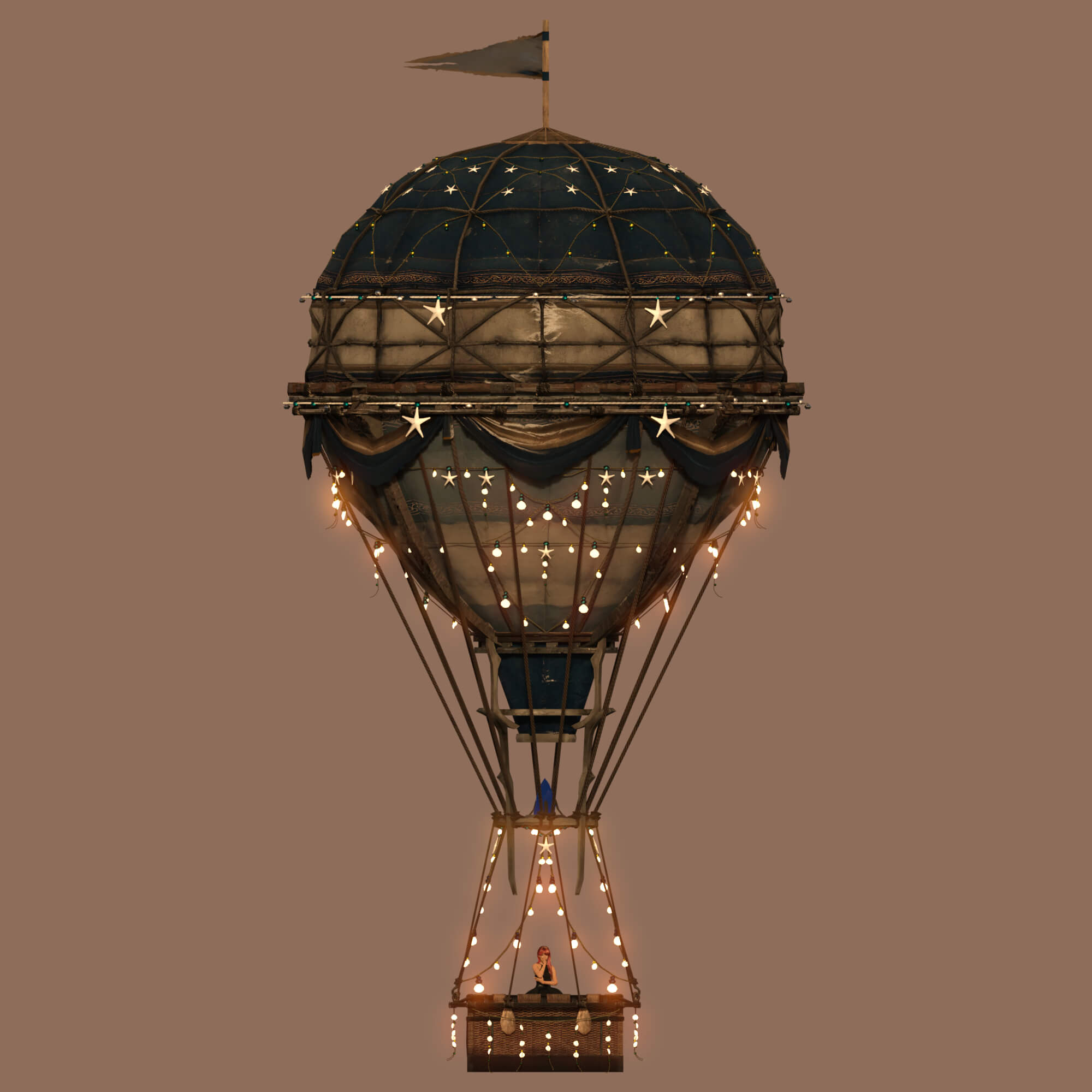 Air Balloon - Daz Content by kainjy