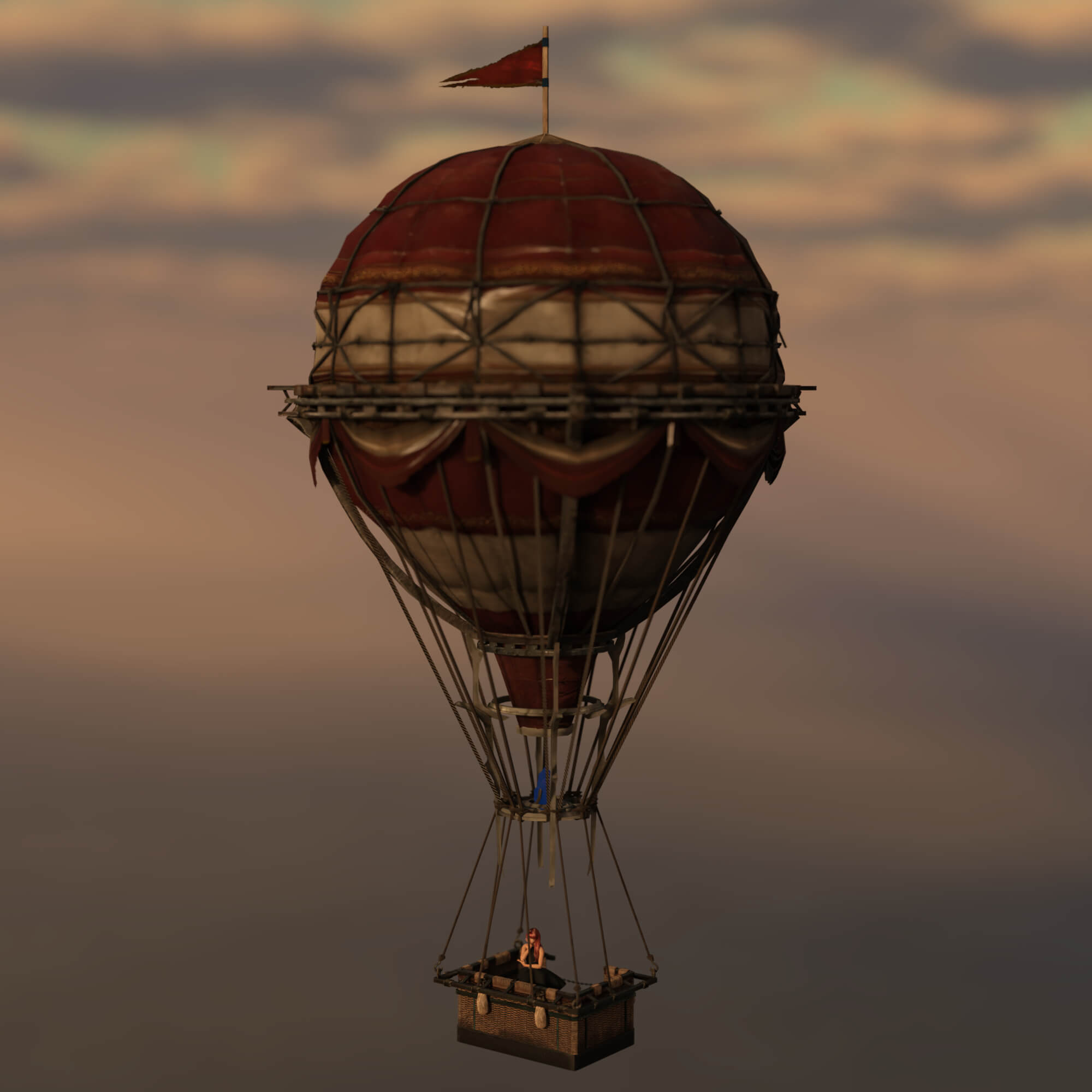 Air Balloon - Daz Content by kainjy