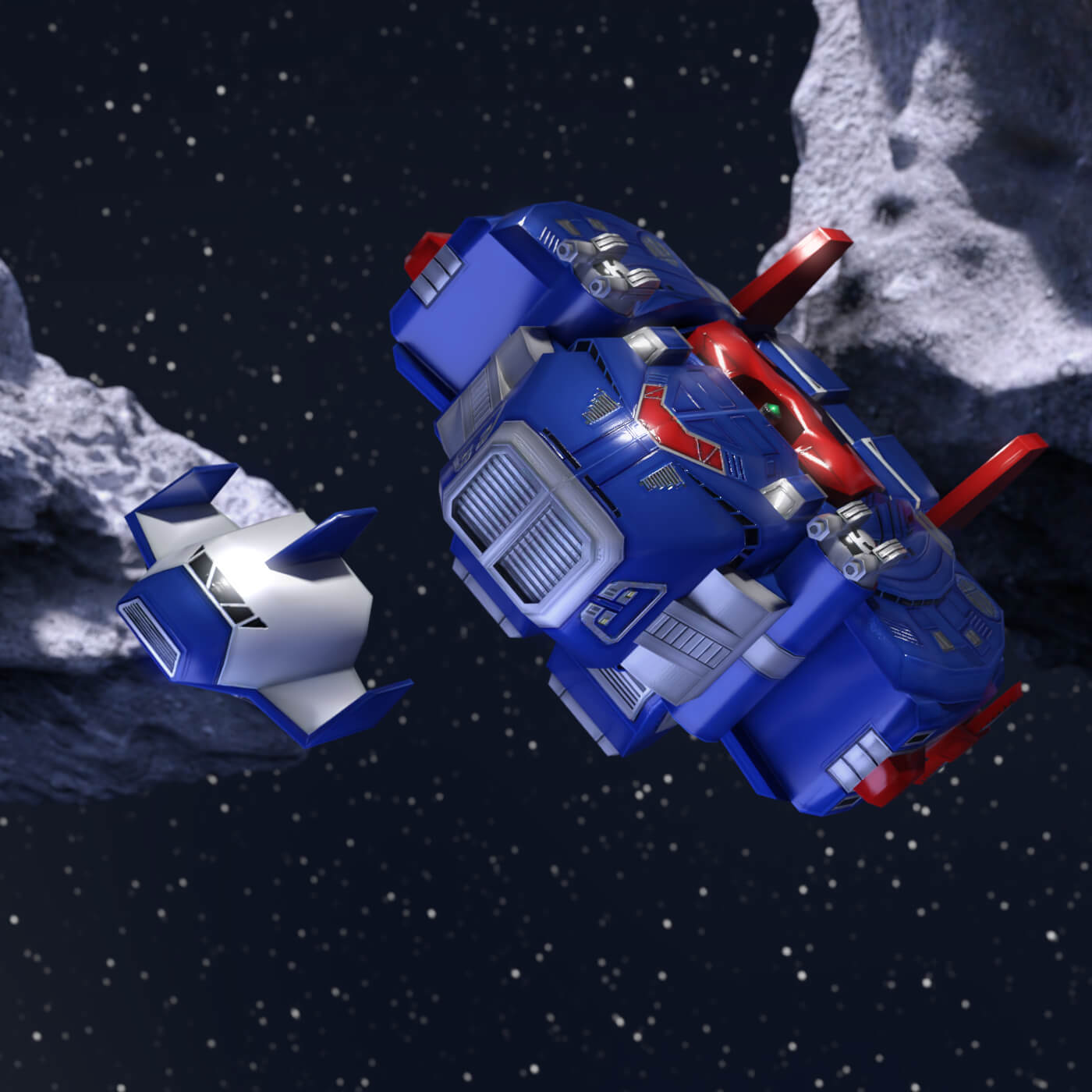Astro Megazord - Daz Content by kainjy