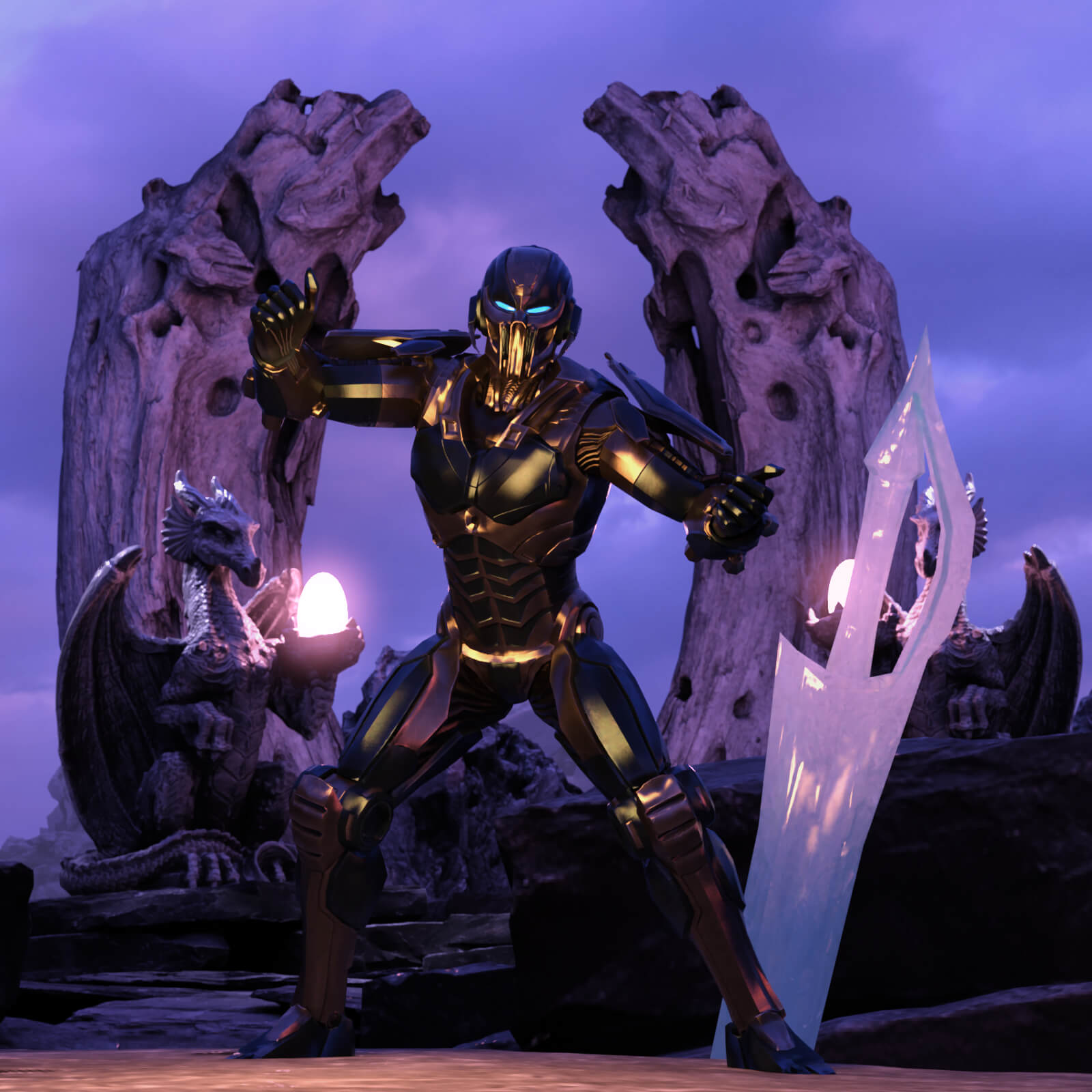 Mortal Kombat Cyber Sub Zero Wallpaper