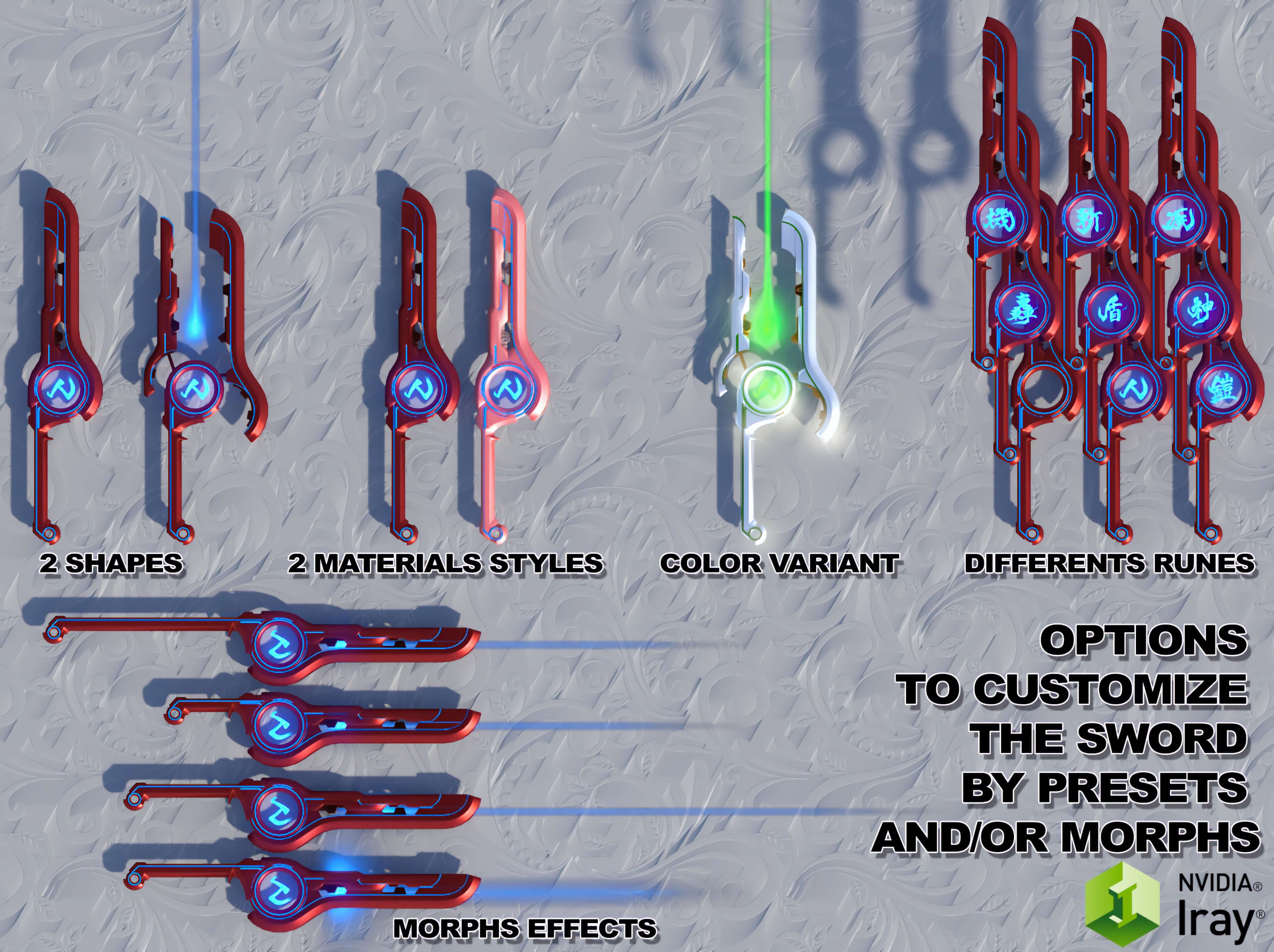 Monado From Xenoblade - Daz Content by kainjy