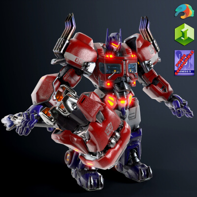 Optimus Prime - Reinhardt Daz Content by kainjy