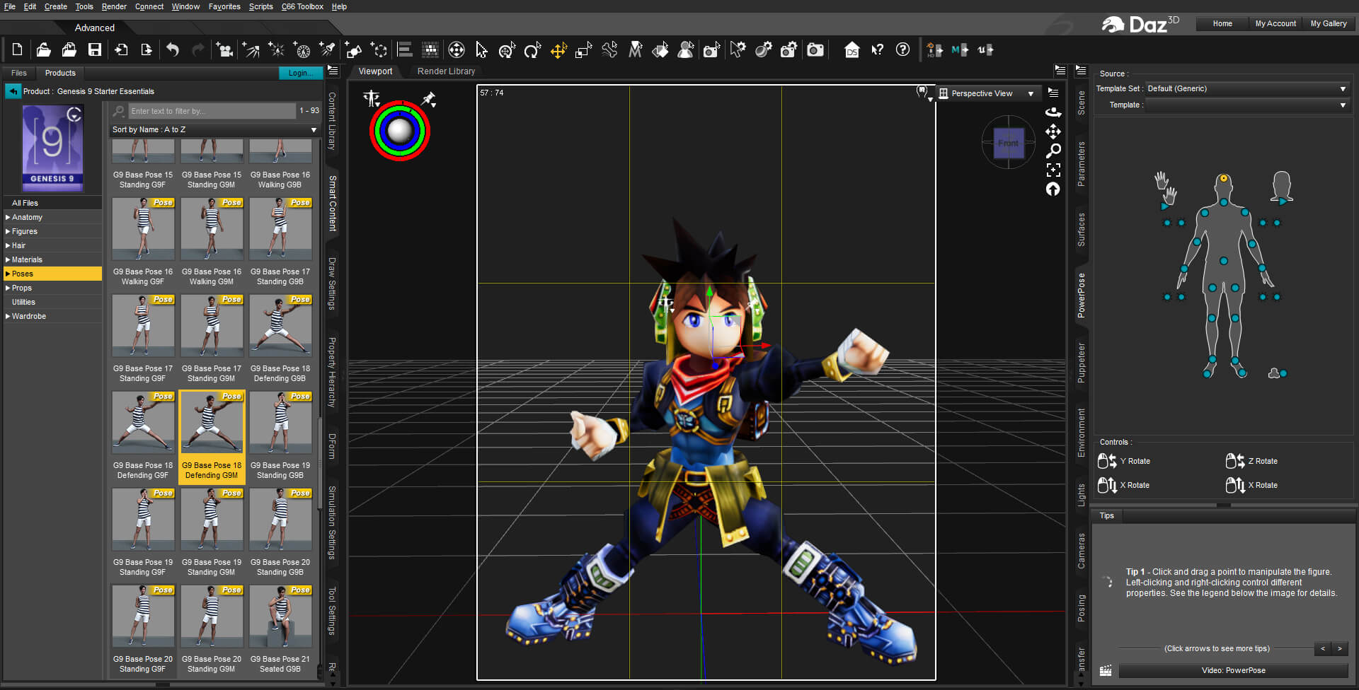 Ryudo From Grandia 2 - Free Daz Content by kainjy