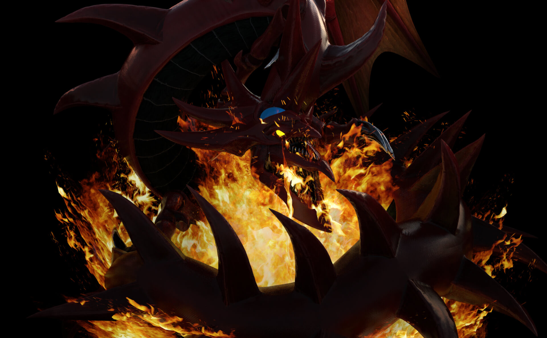 Slifer The Sky Dragon - Daz Content by kainjy