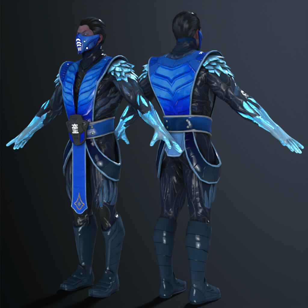 Sub Zero - Injustice 2 Mobile Version Free Daz Content by kainjy