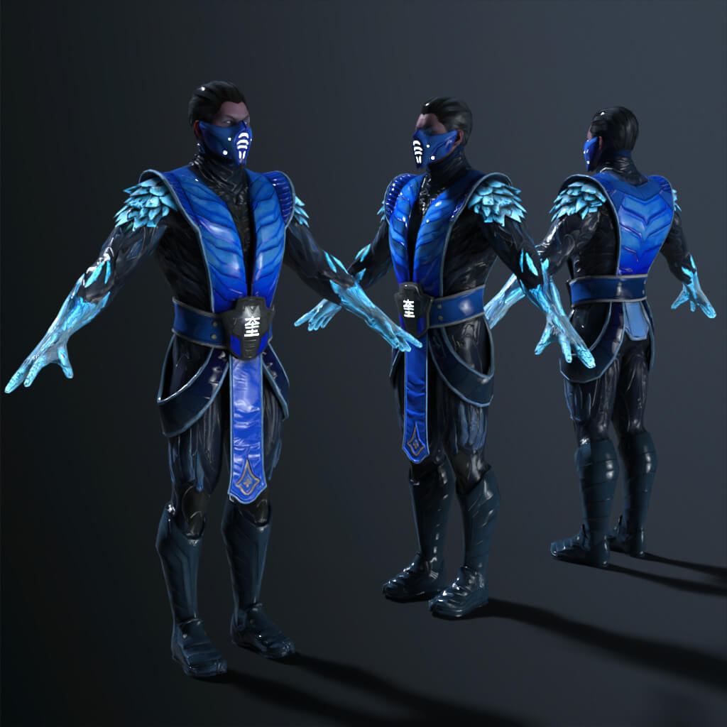 Sub Zero - Injustice 2 Mobile Version Free Daz Content by kainjy