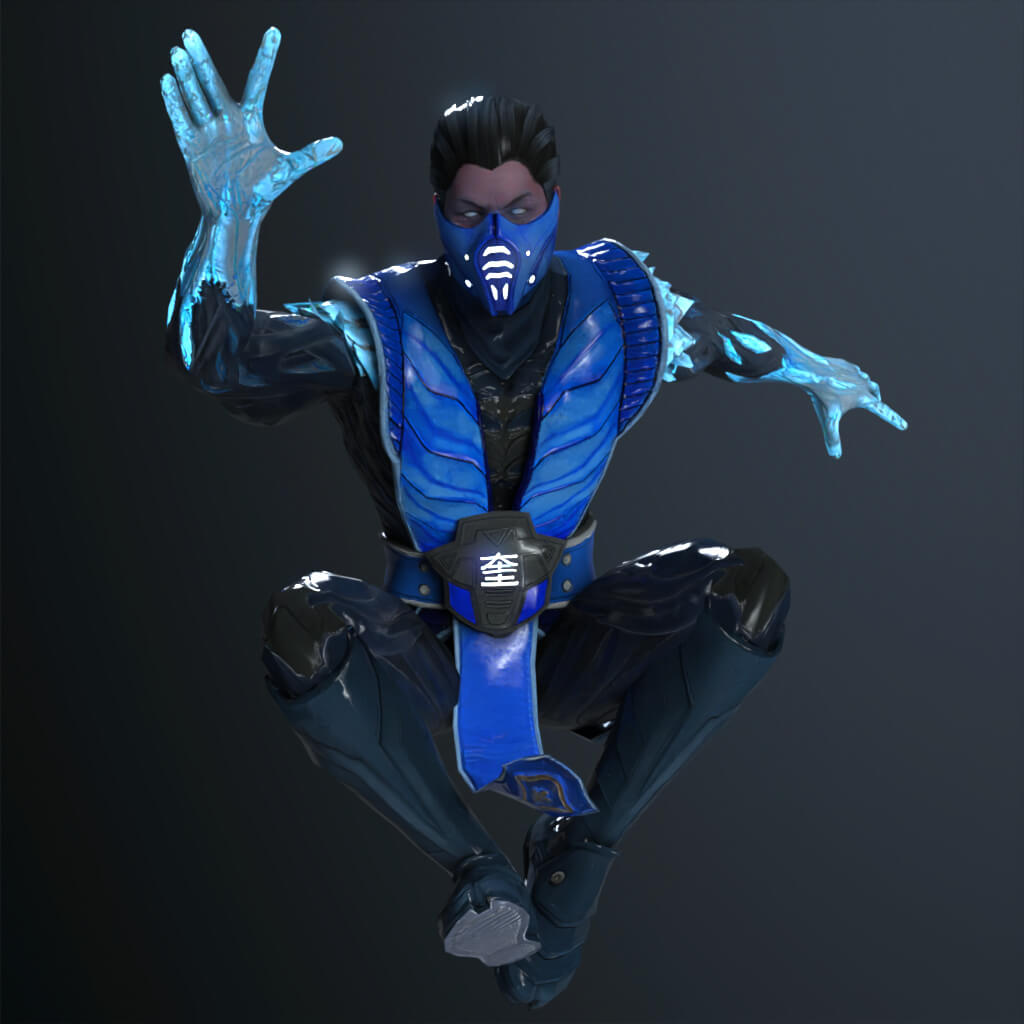 Sub Zero - Injustice 2 Mobile Version Free Daz Content by kainjy