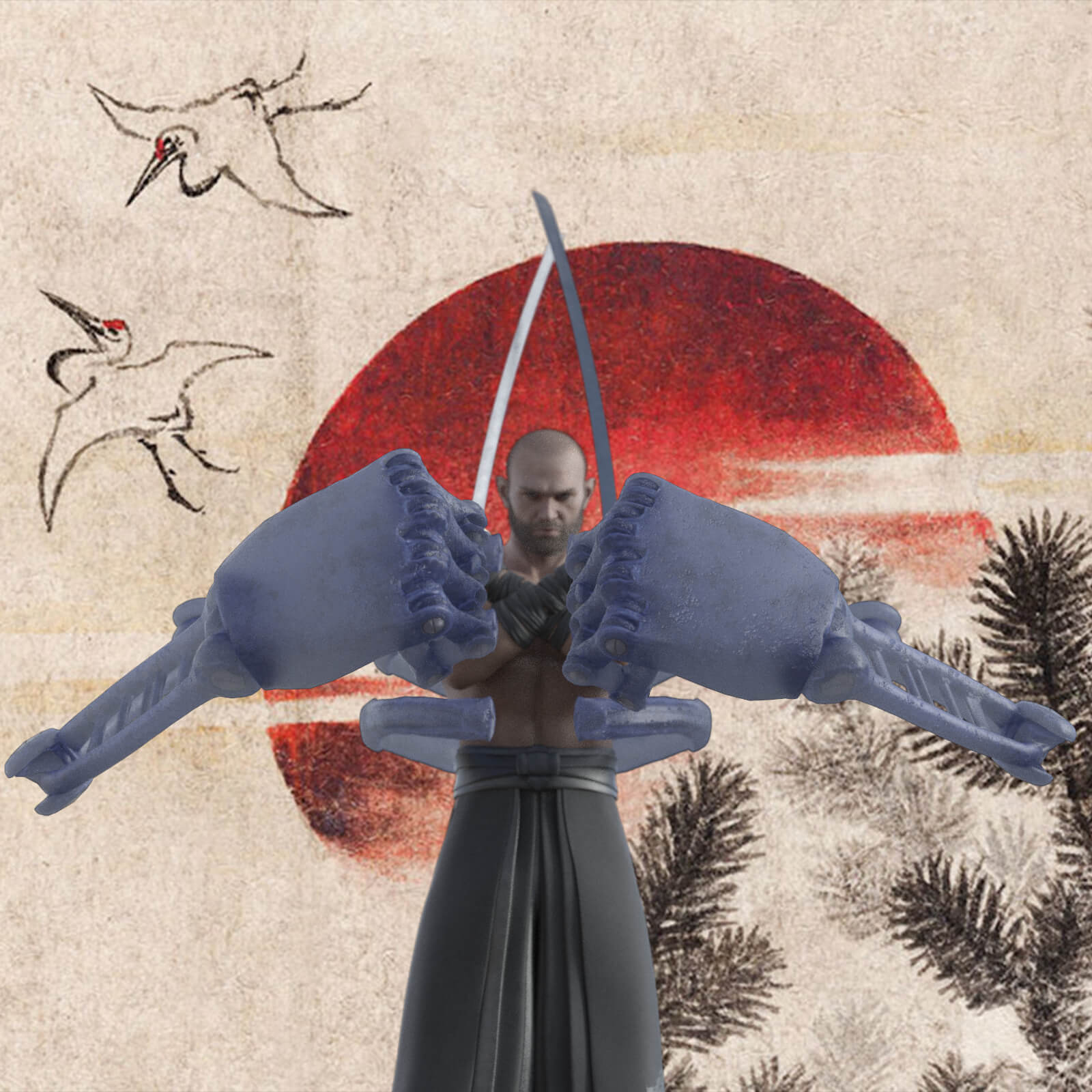 Susanoo - Skeleton Mode Daz Content by kainjy