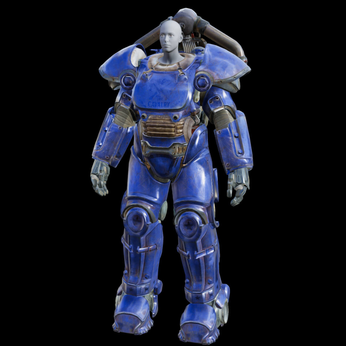 T-51 Power Armor for G9 Daz Content by kainjy