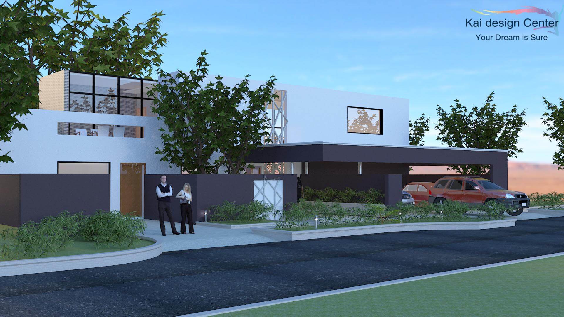 Evening scene 3D Render | RenderHub Gallery